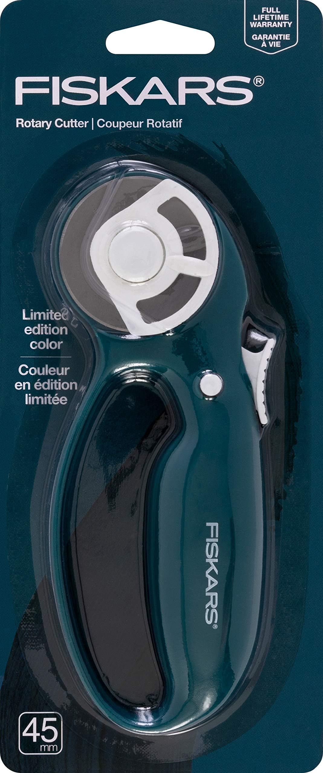 Amazon.com: Fiskars 45mm Rotary Cutter for Fabric, Titanium Rotary ...