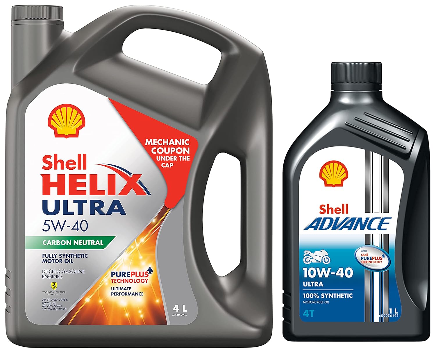 Shell Helix Ultra 5W-40 API SN Fully Synthetic Engine Oil for Petrol ...