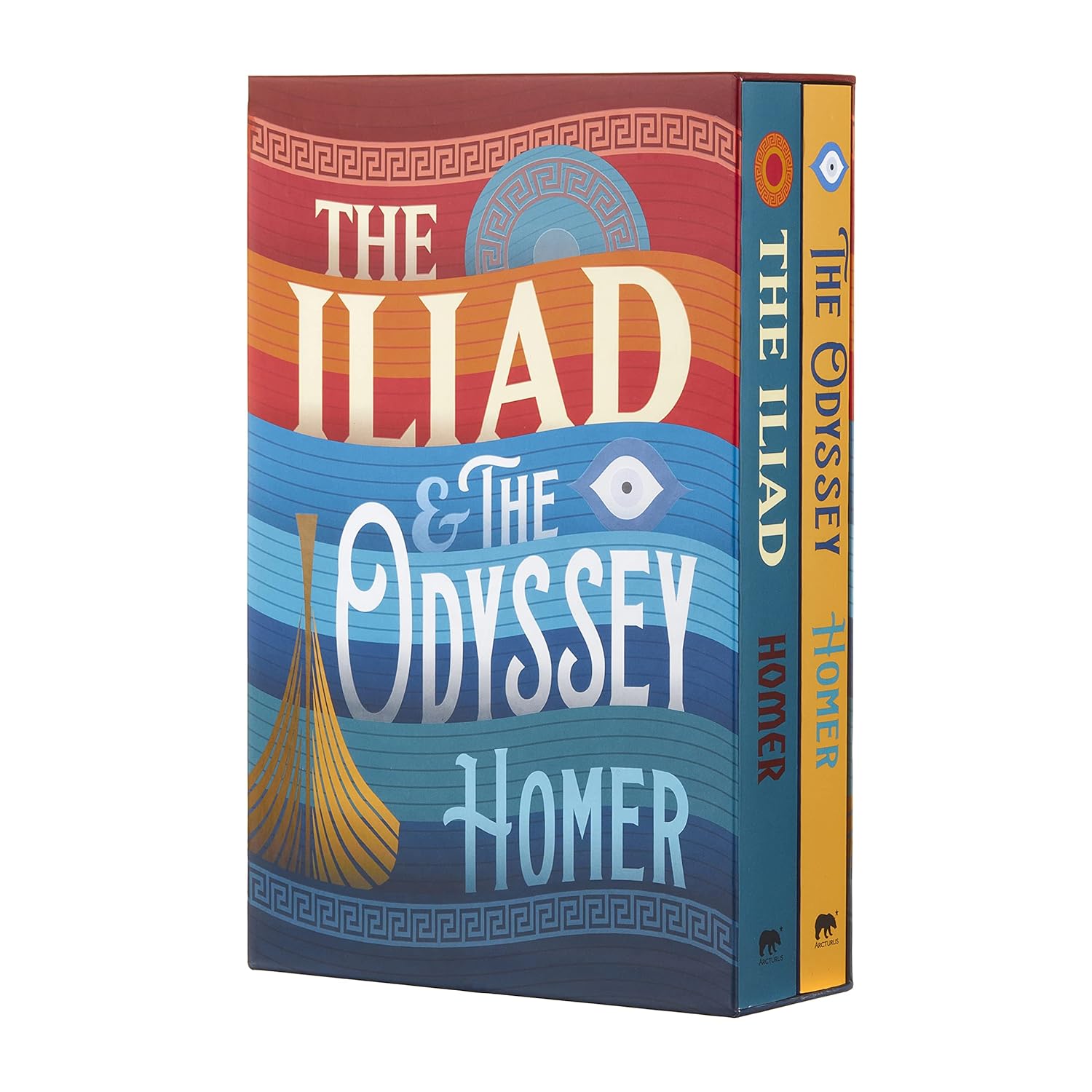Buy The Iliad & the Odyssey: 2-Book Paperback Boxed Set (Arcturus ...