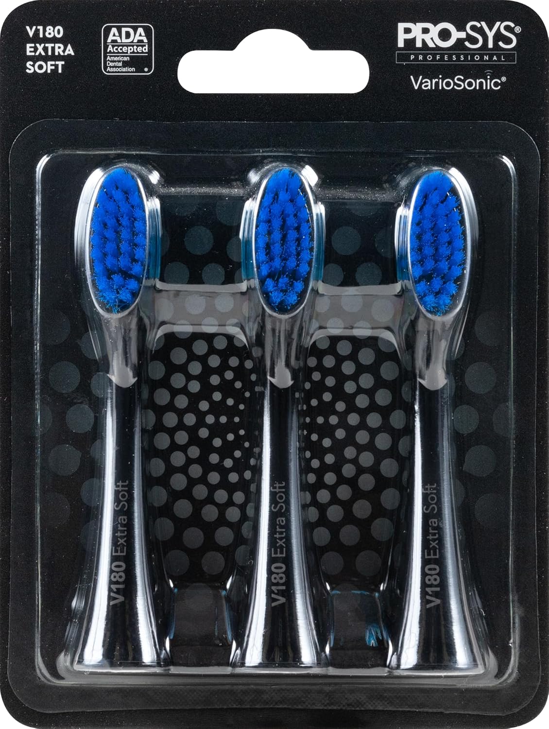 Amazon.com : PRO-SYS® Black VarioSonic® Electric Toothbrush Replacement ...