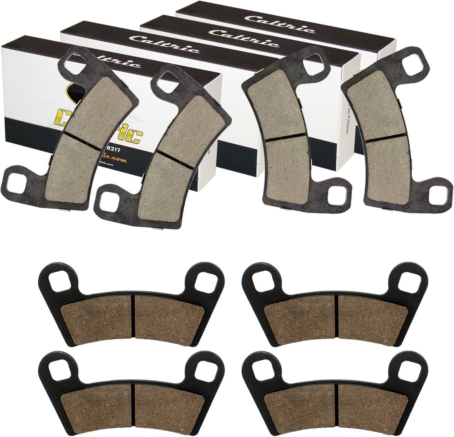 Amazon.com: Ceramic Brake Pads Kit 2206025 Front Rear Compatible with ...