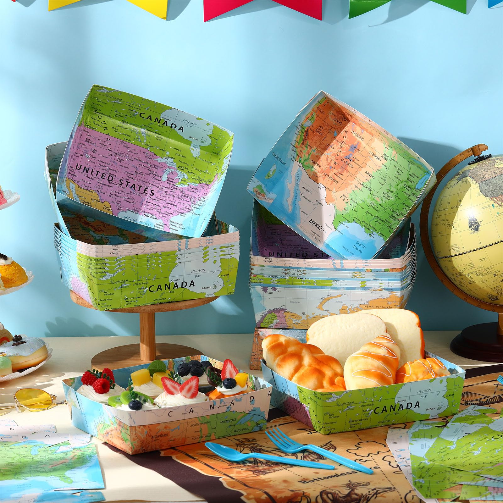 Snapklik.com : Mifoci 36 Pcs Adventure World Awaits Party Supplies 5 Lb ...