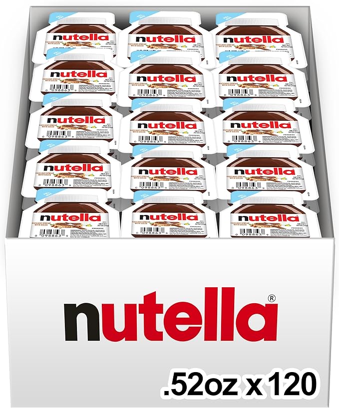 Nutella Single Serve (15g) , 120 Count : Amazon.ca: Grocery & Gourmet Food