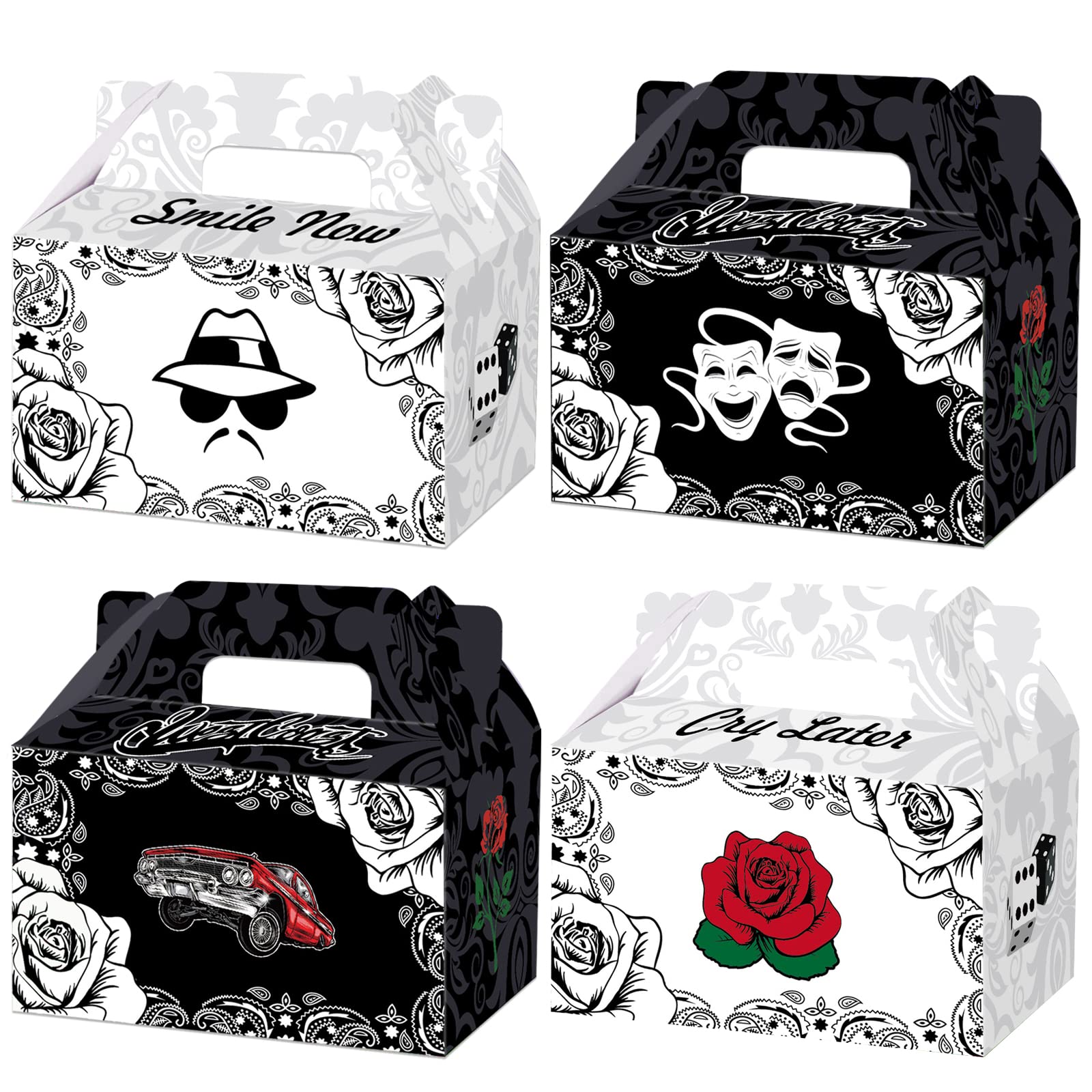 16pcs Cholo Lowrider Party Bags For Early 2000s Old School | Desertcart ...