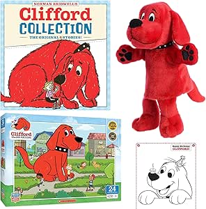 Amazon.com: Clifford The Big Red Dog Gift Set - Norman Bridwell Book of ...