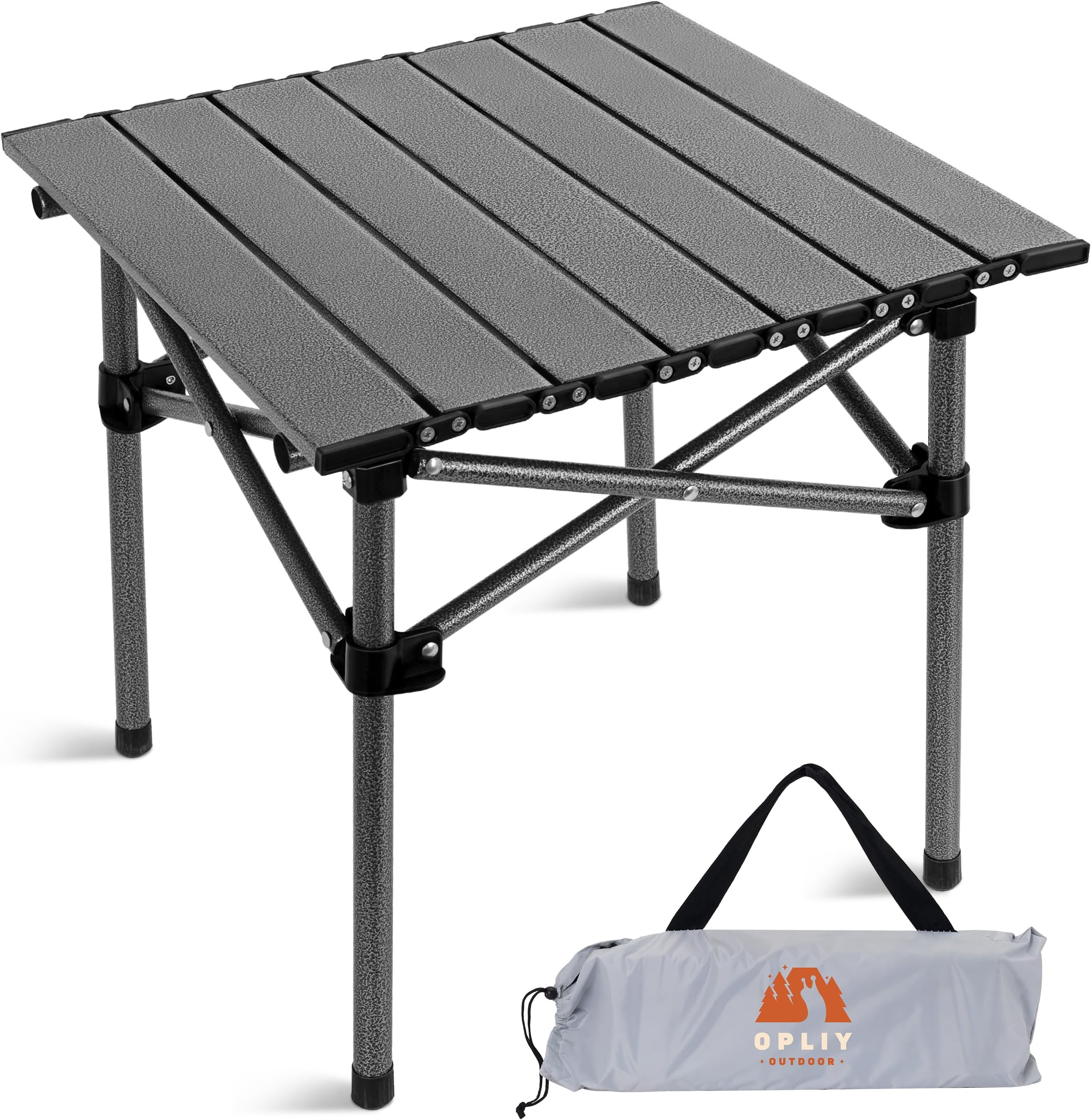 Amazon.com: Tatota Steel Tire-Mounted Table for Camping, Travel ...