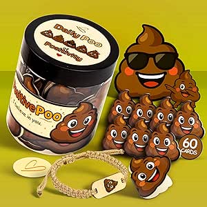 Amazon.com: Stofinity Positive Poo Affirmation Jar - 60 Funny ...