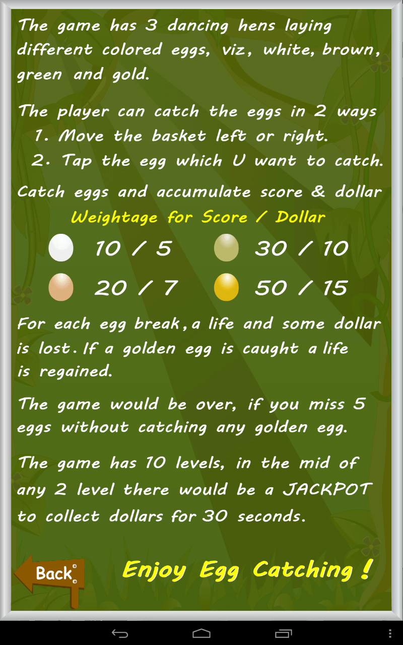 Egg catcher - App on Amazon Appstore