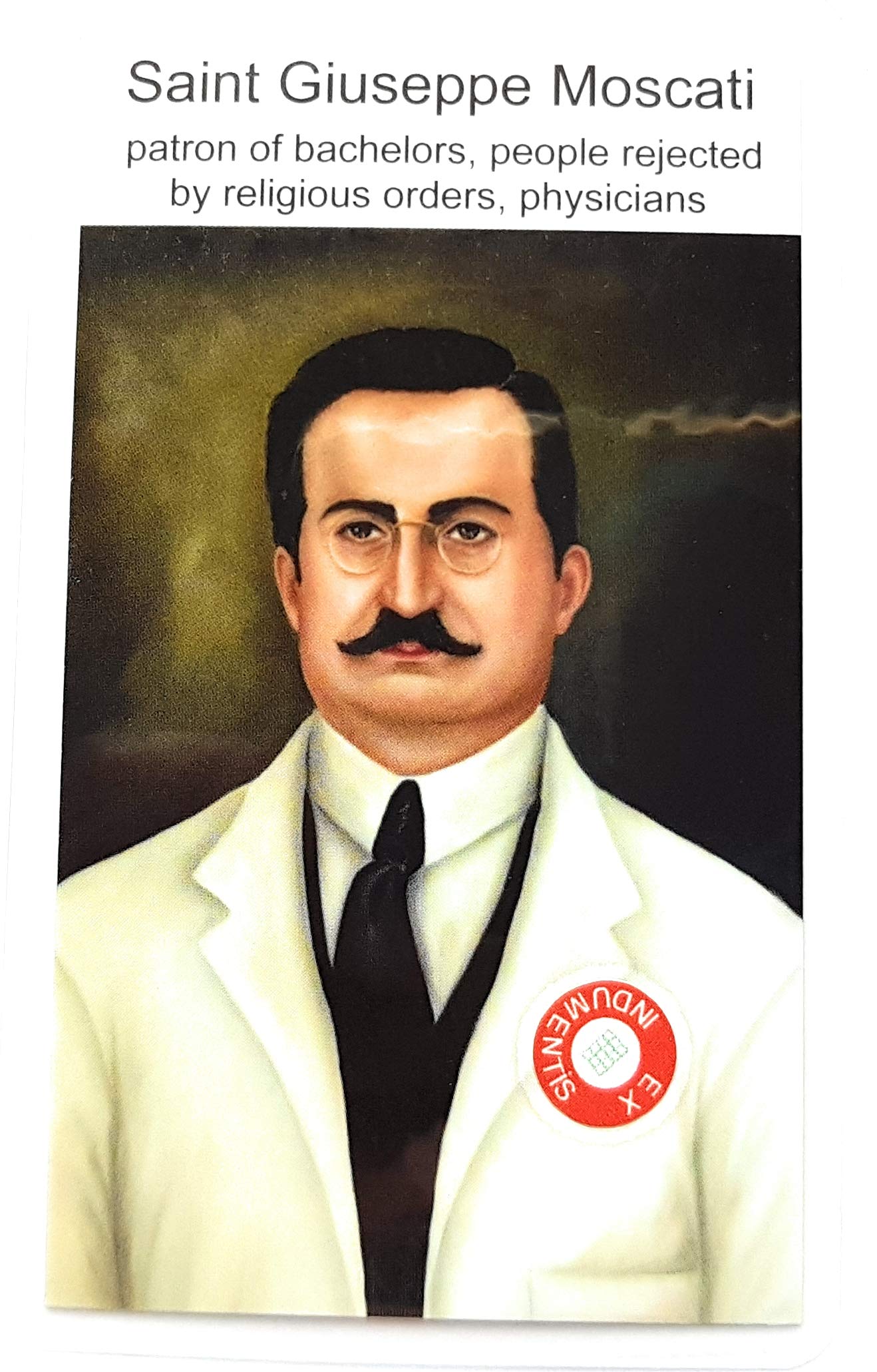 Buy Relic Card 3rd class of Saint Giuseppe Moscati bachelors ...