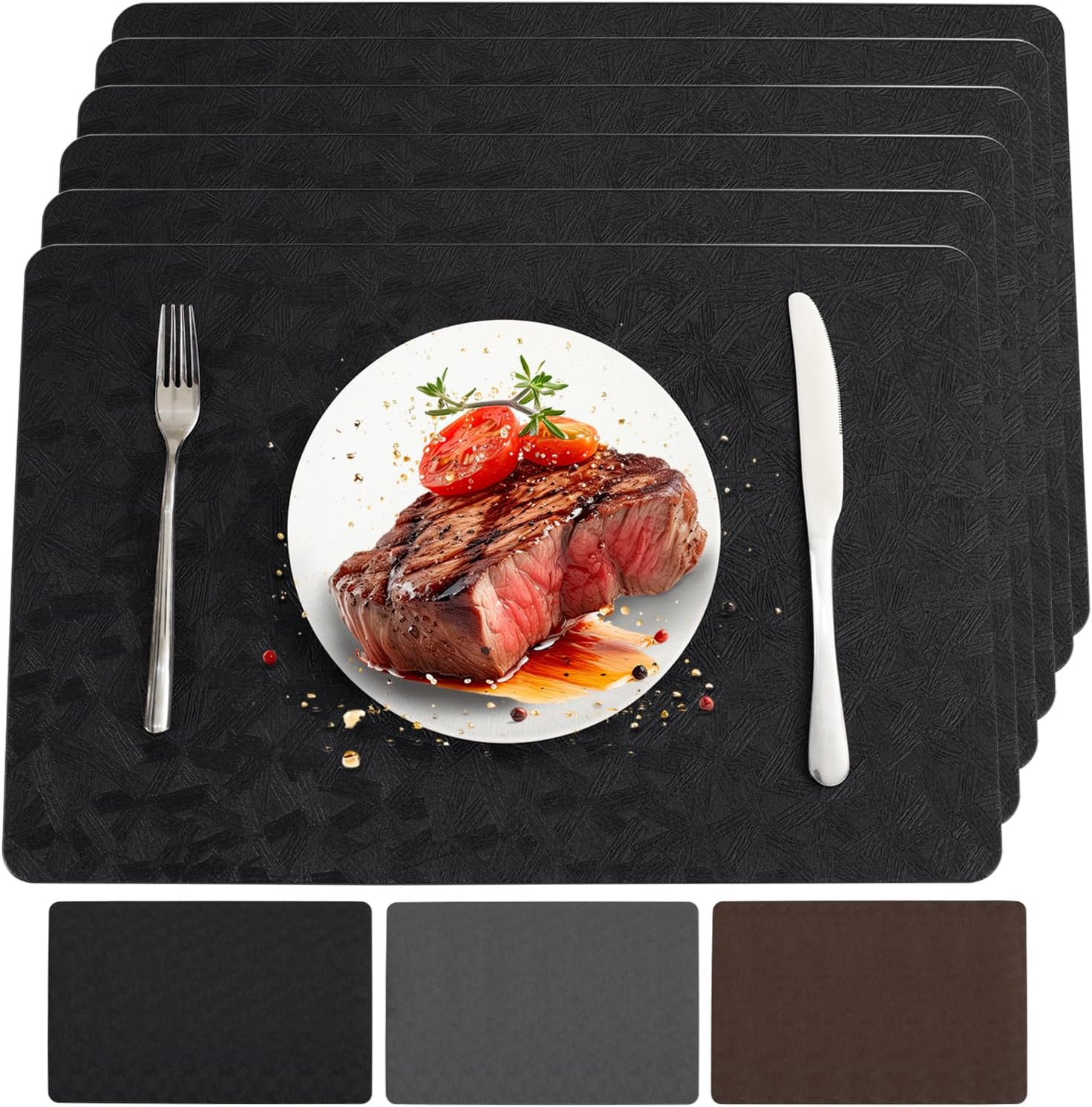 Amazon.com: Silicone Placemats, Food-Grade Non-Slip Waterproof, Dining ...
