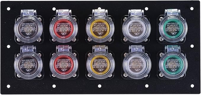 Amazon.com: Power Assemblies 10 Position CAM Lock Panel, 800 Amp, 3 ...