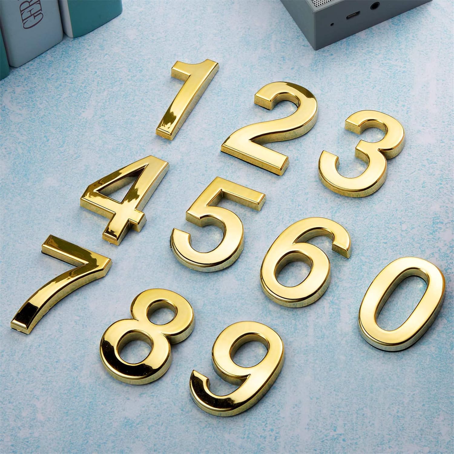 AZOD House Number Self Adhesive 3D Number Stickers House Room Door ...