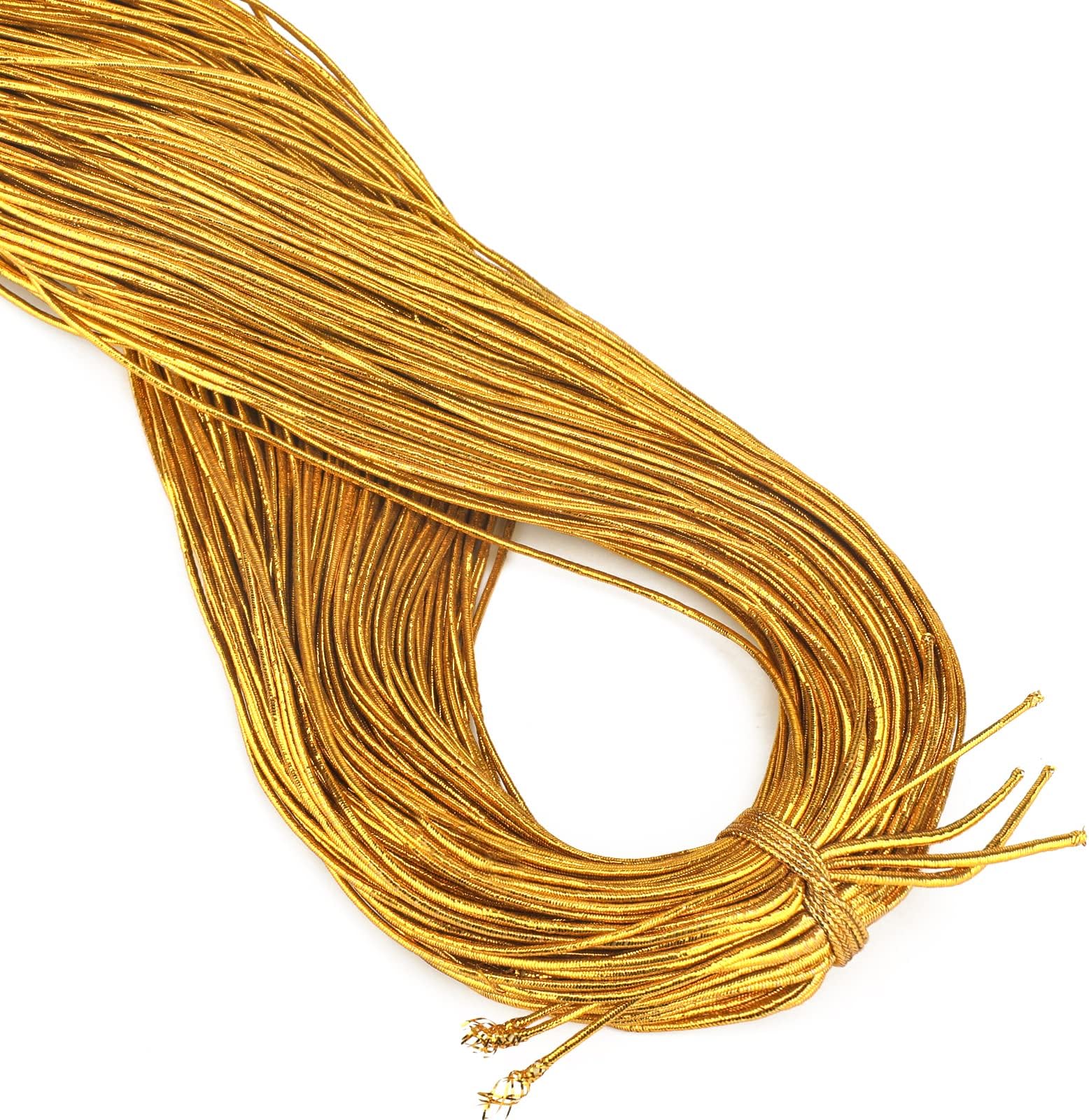 Amazon.com: Gold String Elastic Cord Gold Twine for Craft Making Gift ...