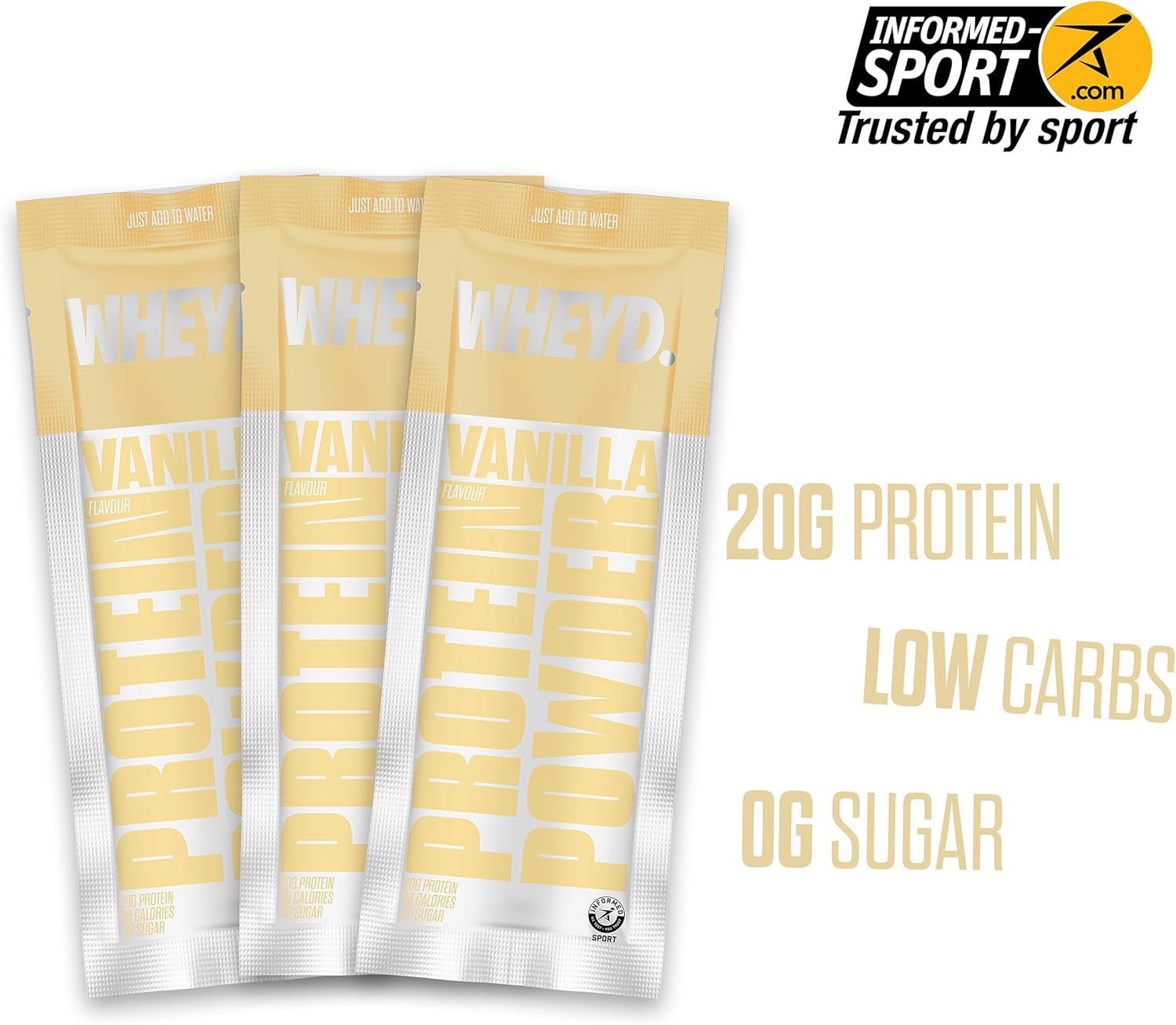 WHEYD Protein Powder Sachets – Grass Fed Hydrolysed Whey Isolate ...