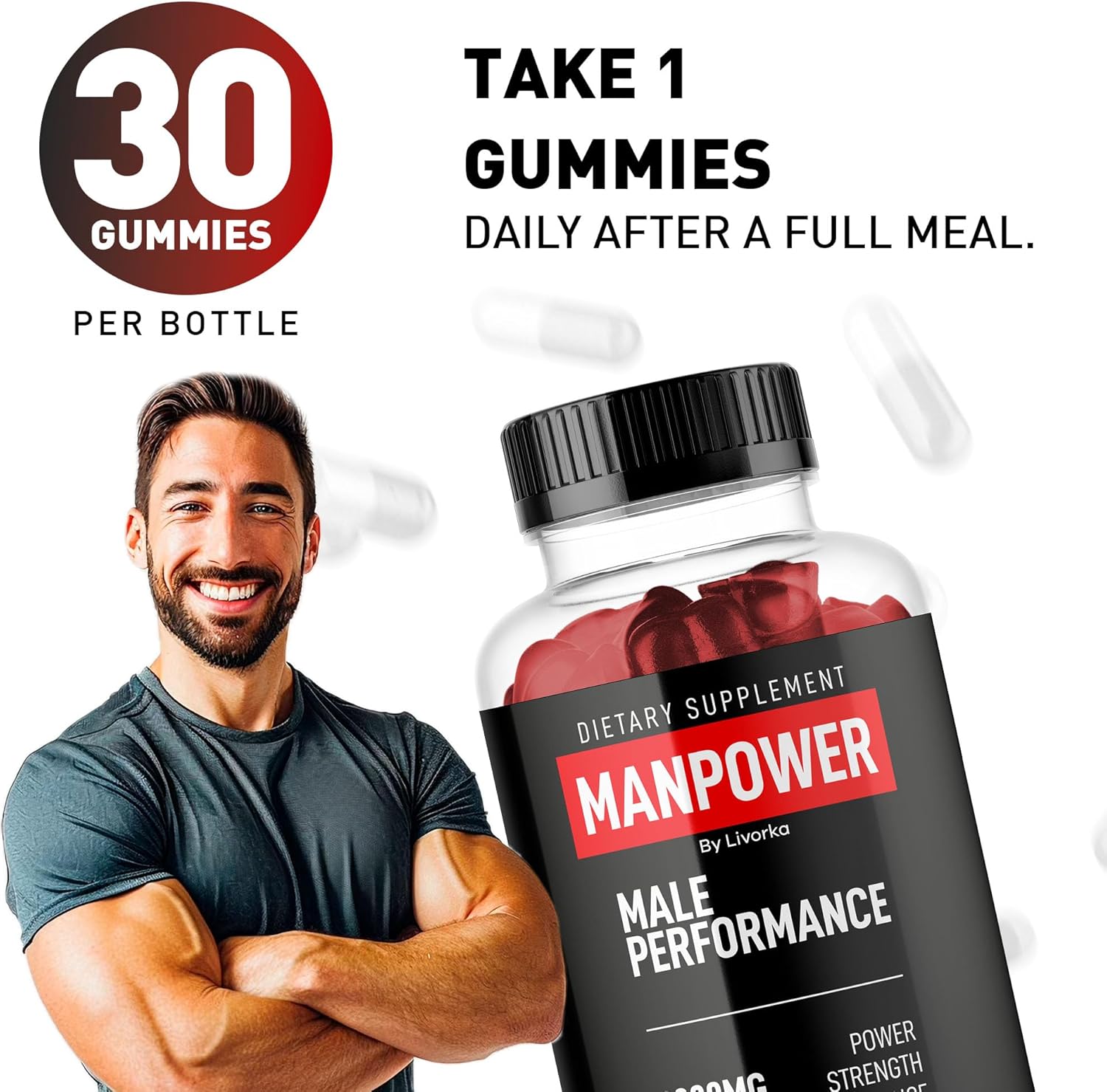 5 Pack) ManPower Gummies, ManPower Gummies All Australia | Ubuy