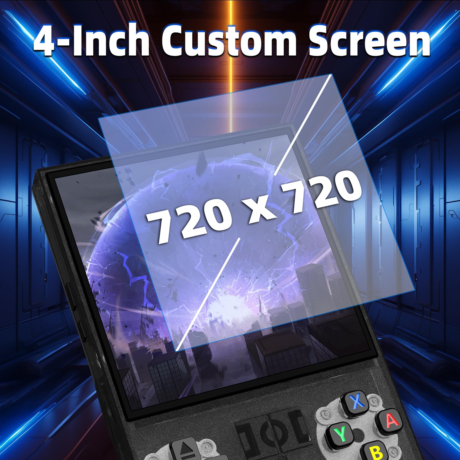 Snapklik.com : R36MAX Retro Handheld Game Console, 4.0 Inch IPS HD ...