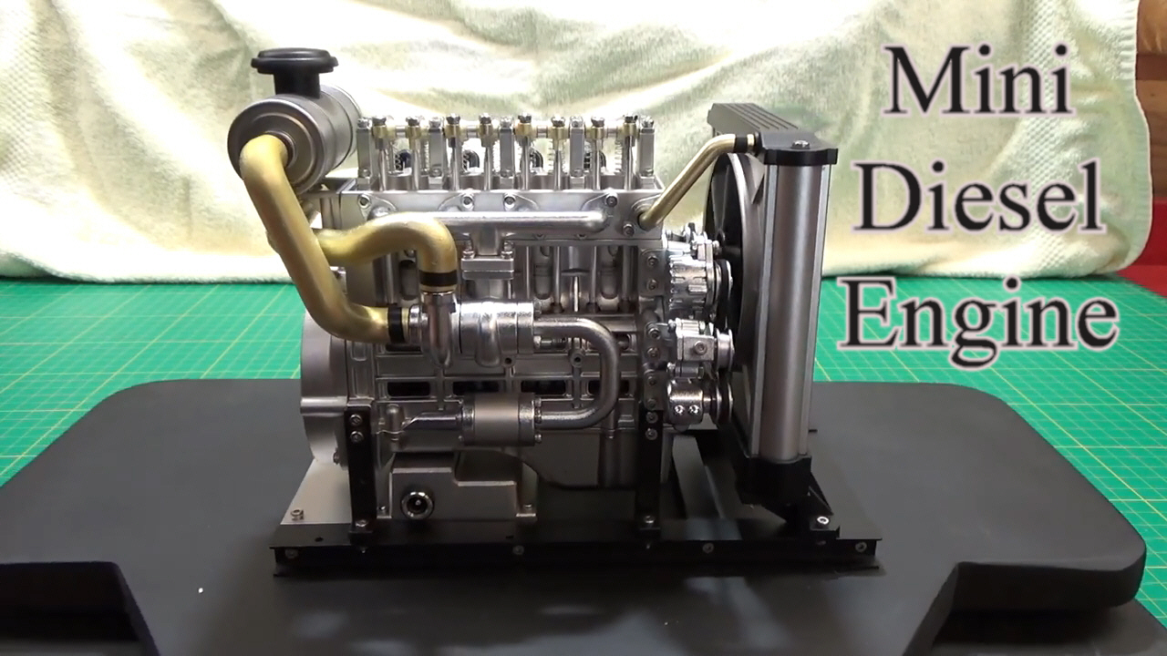 Watch TECHING Mini Diesel Engine Model Kit on Amazon Live
