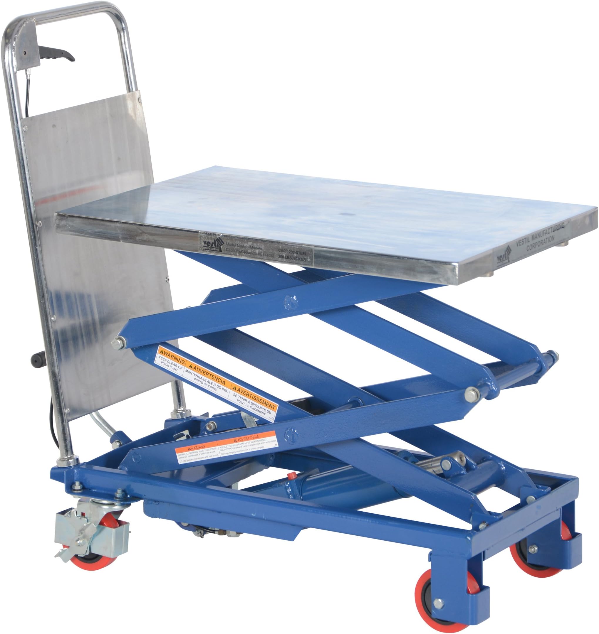 Amazon.com: Roughneck Air/Hydraulic Lift Table Cart - 770-Lb. Capacity ...