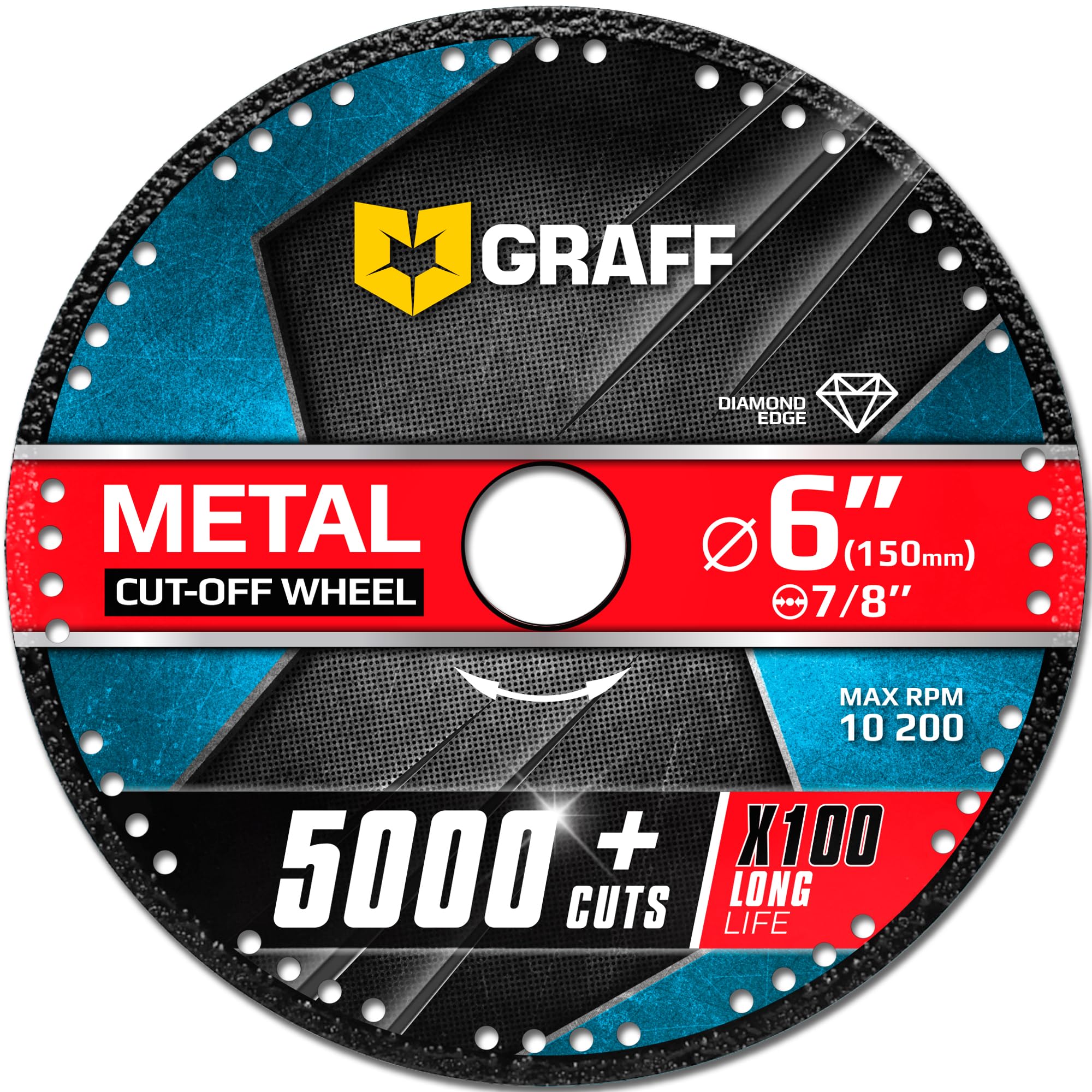 Snapklik.com : Cut Off Wheels 6 Inch For Metal And Steel Diamond Metal ...