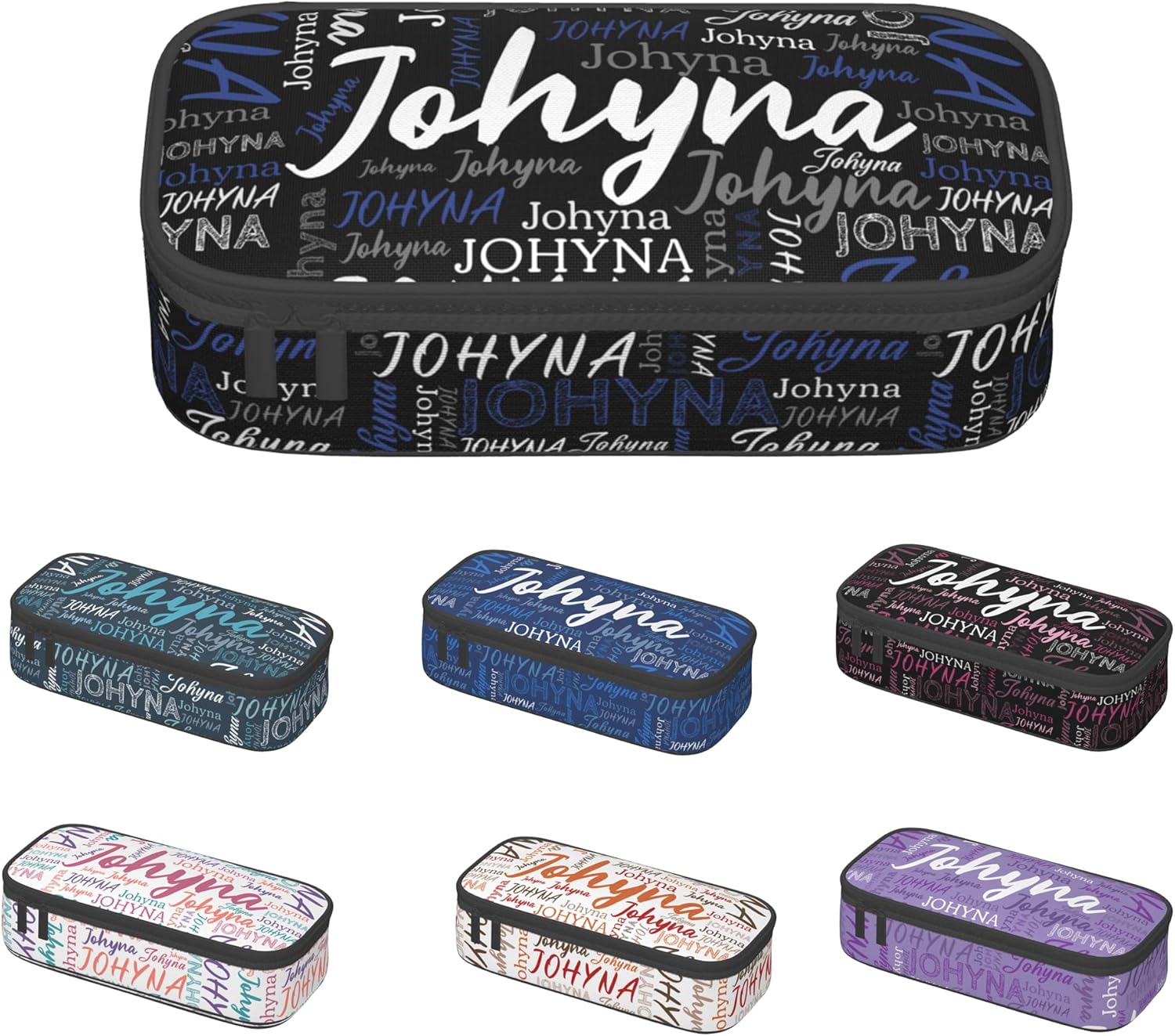 Amazon.com: Gaxuciat Custom Pencil Case with Name, Personalized Name ...