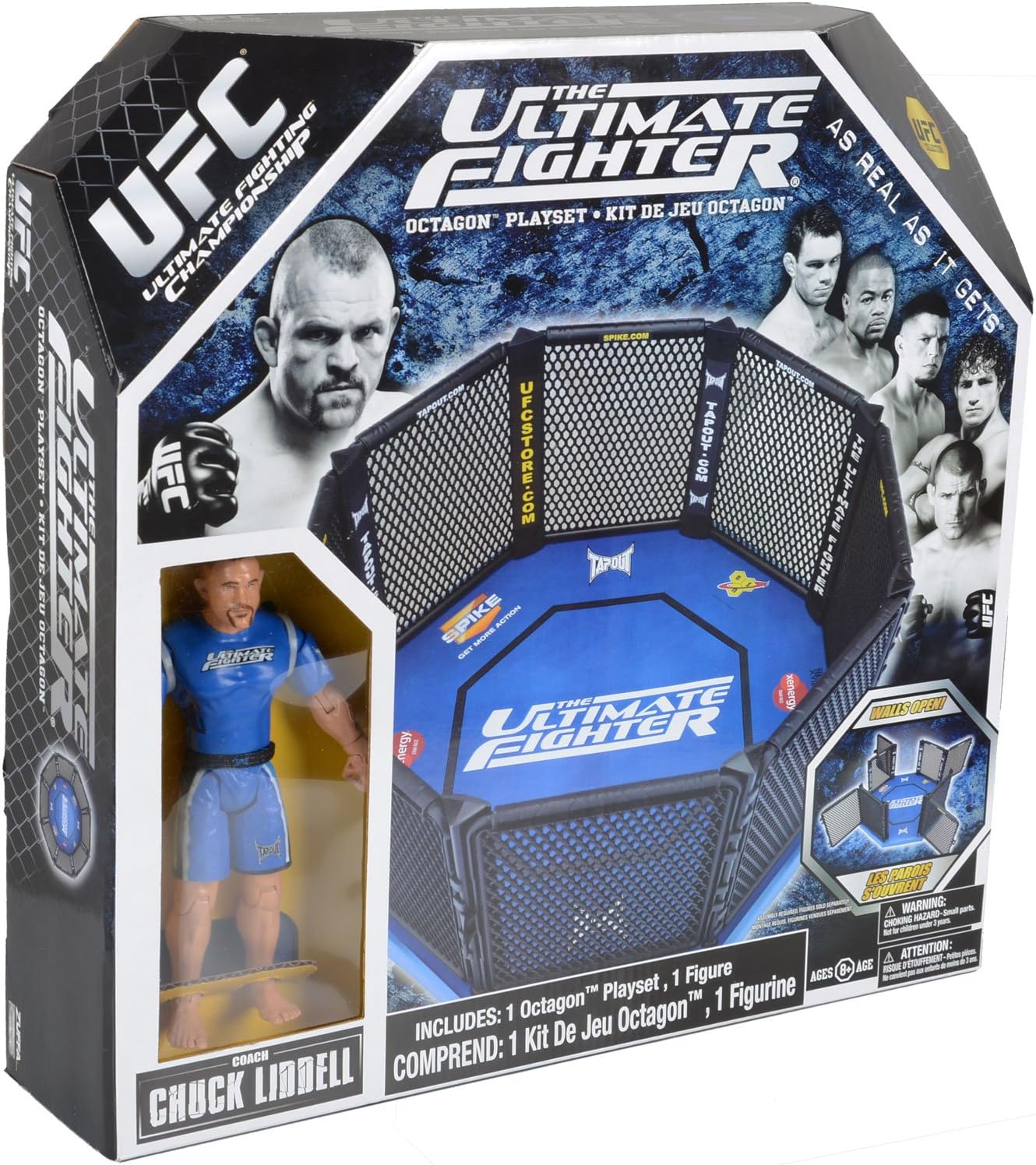 Amazon | Jakks UFC The Ultimate Fighter Octagon Ring Playset | フィギュア・ドール 通販