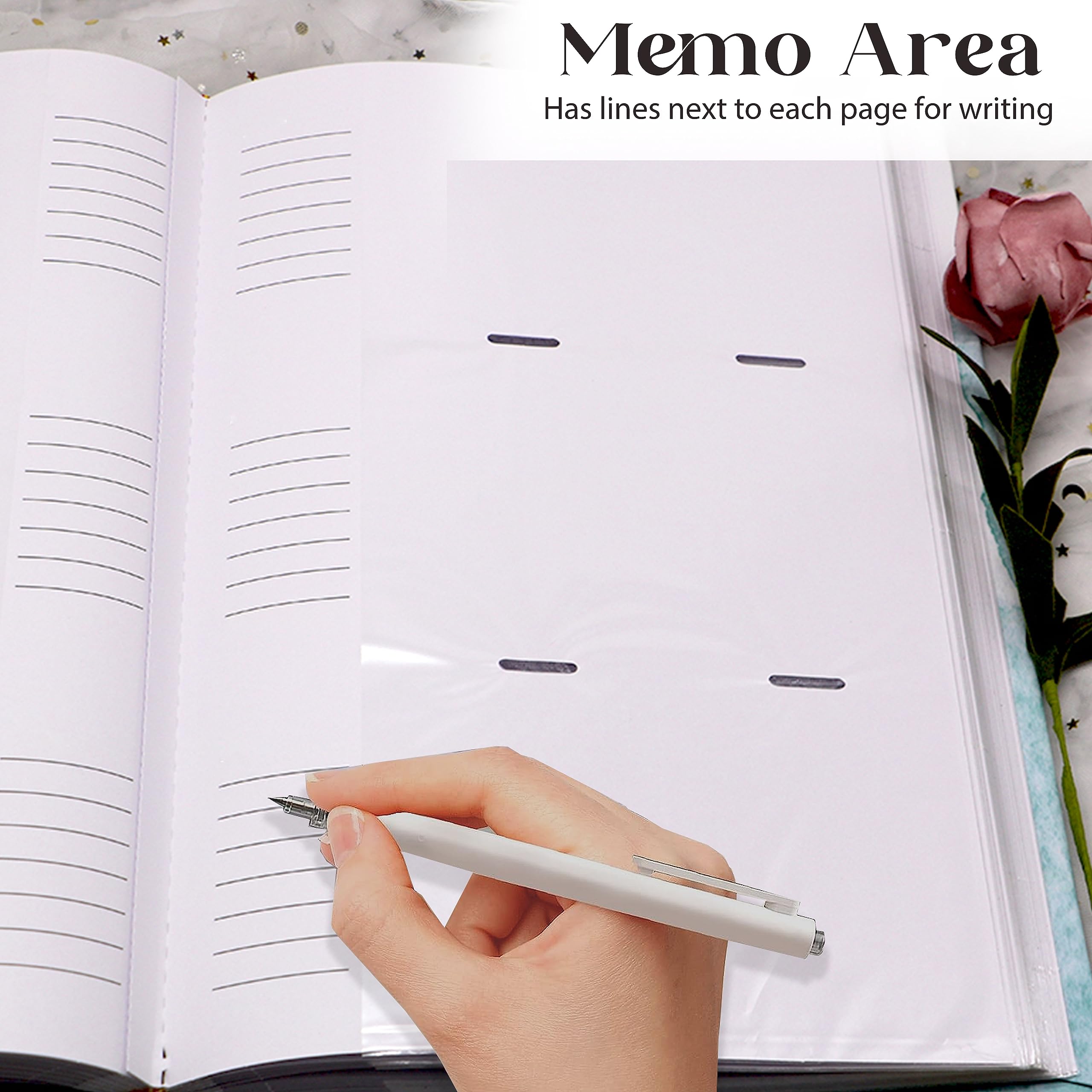 Snapklik.com : Holoary Photo Album 4x6 300 Photos 3 Pictures Per Page ...