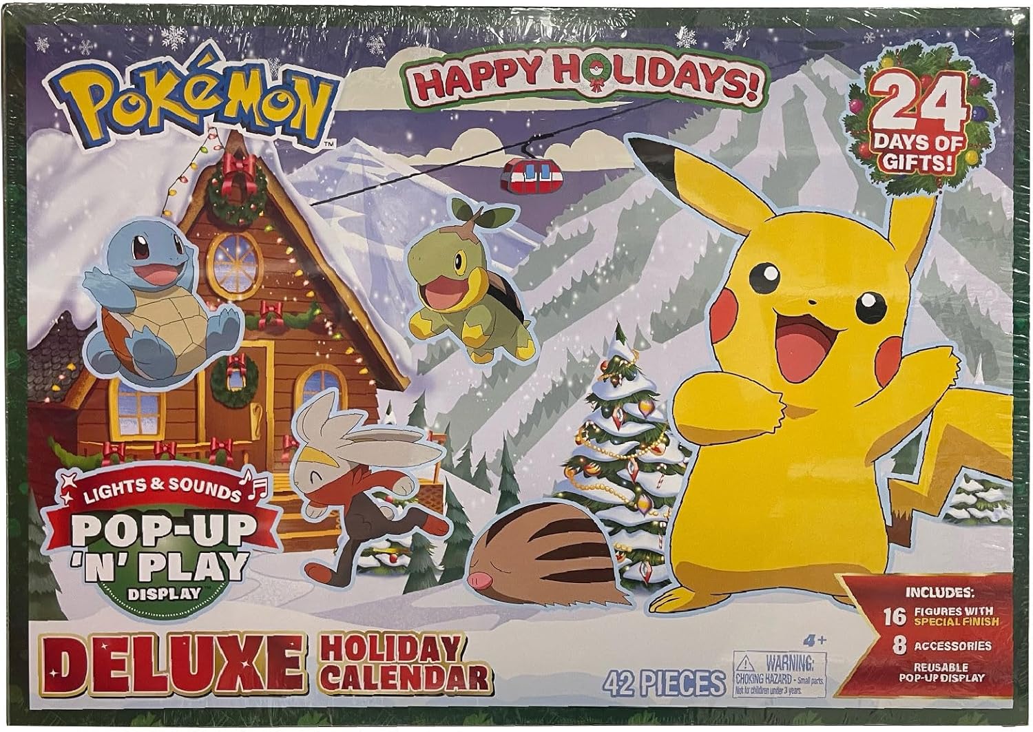 Pokémon Pop-Up N' Play Deluxe Holiday Advent Calendar - 24 Gifts ...