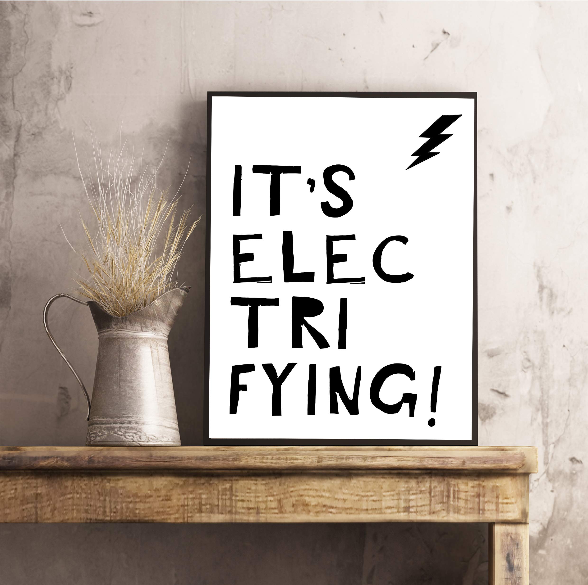 Grease Lyric Quotes Grease It's Electrifying Song Lyric Quote Print