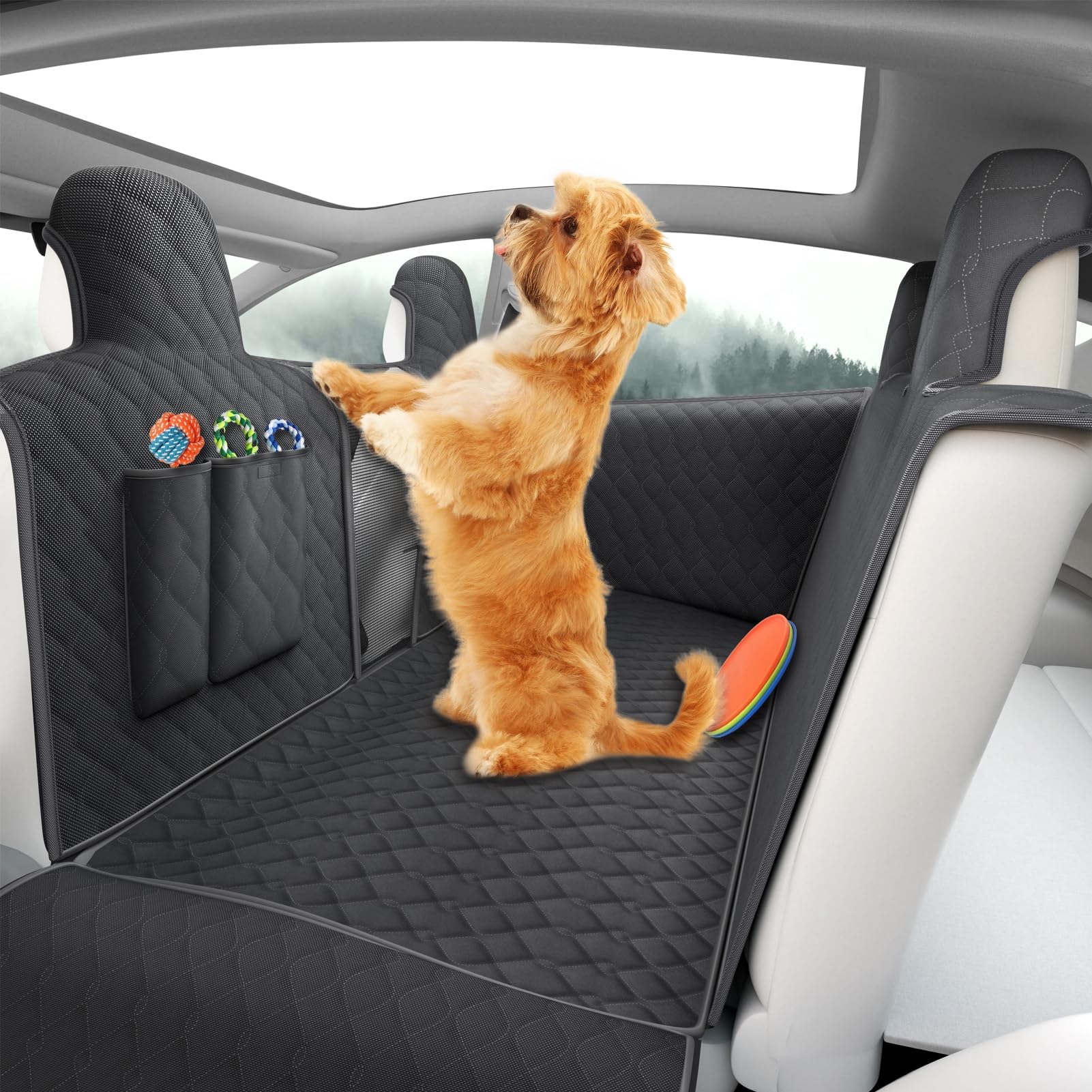 TTCR-II Tesla Pet Seat Cover, Dogs Seat Covers for Cars Back Seats ...