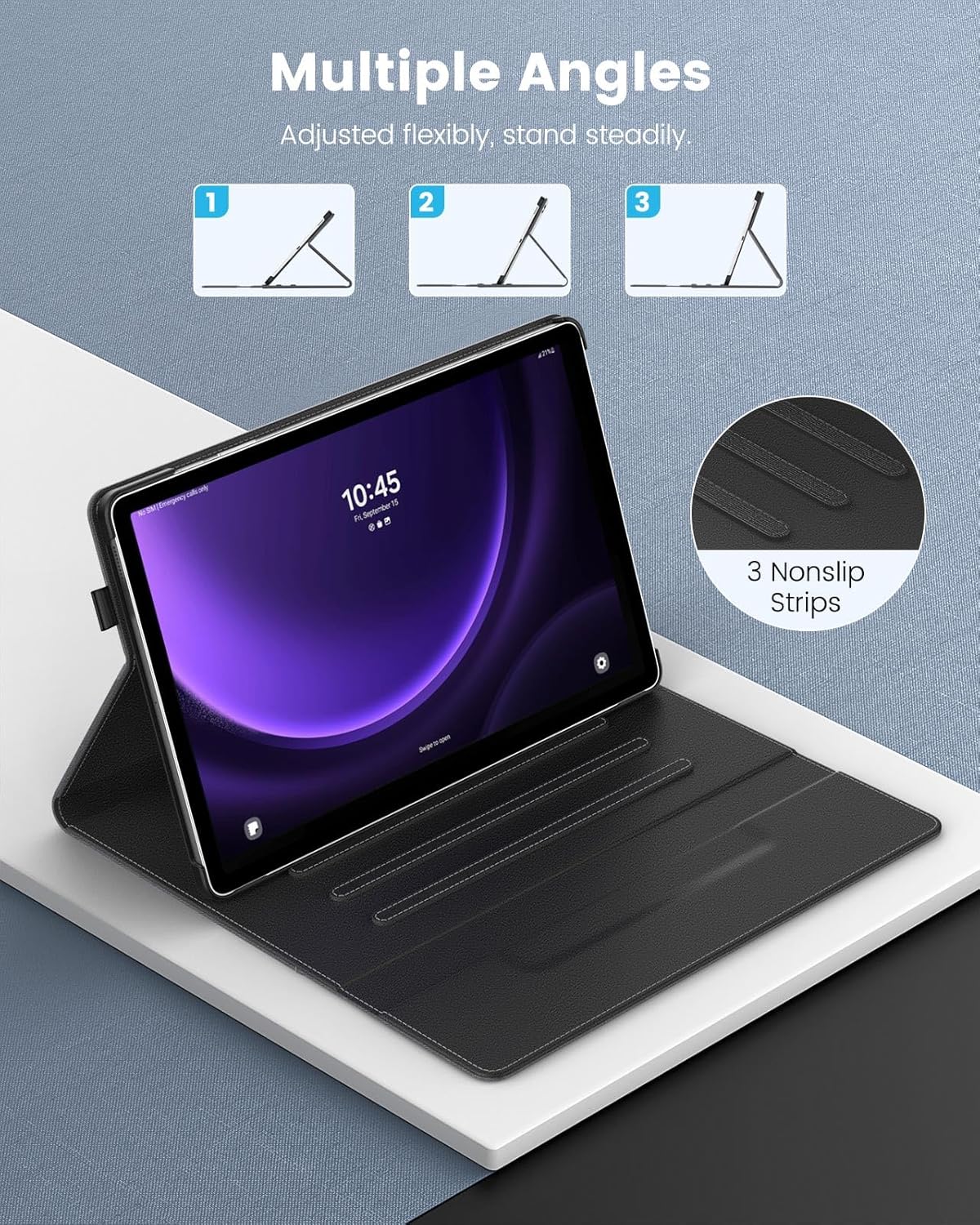 MoKo Funda para Samsung Galaxy Tab S9 FE Plus de 12,4 pulgadas 2023 ...