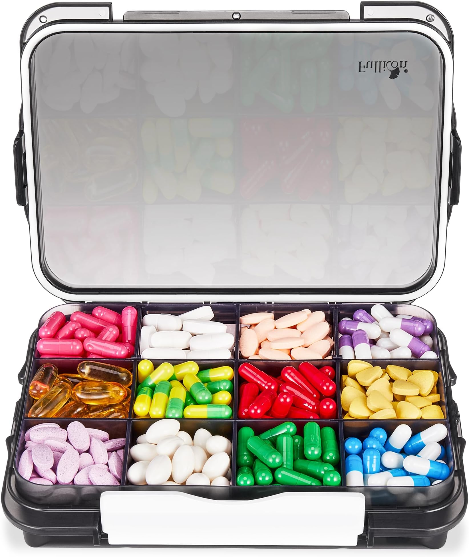 Amazon.com: Fullicon Weekly Pill Organizer 7 Day Quick Fill & Spill ...
