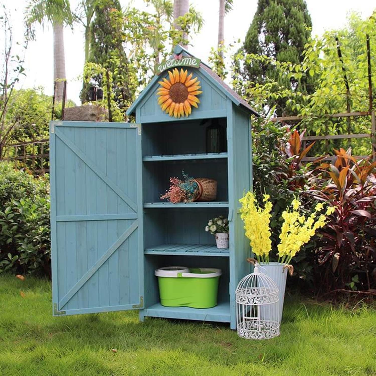 Amazon.com: DACUN Safety Certification Portable Storage Shed, Outdoor ...