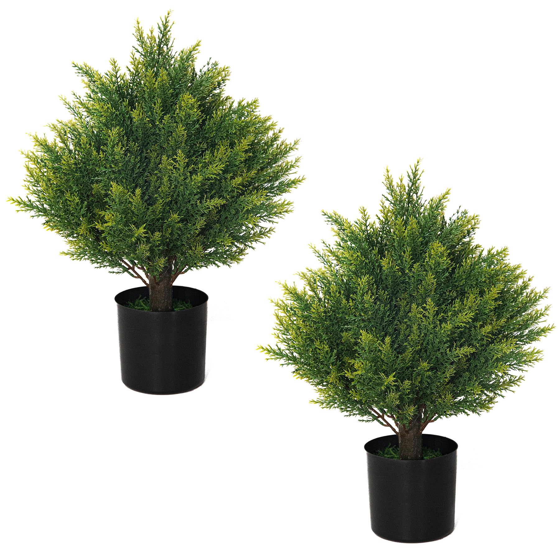Amazon.com - JoyPower Two 19''T Artificial Topiary Ball Trees ...