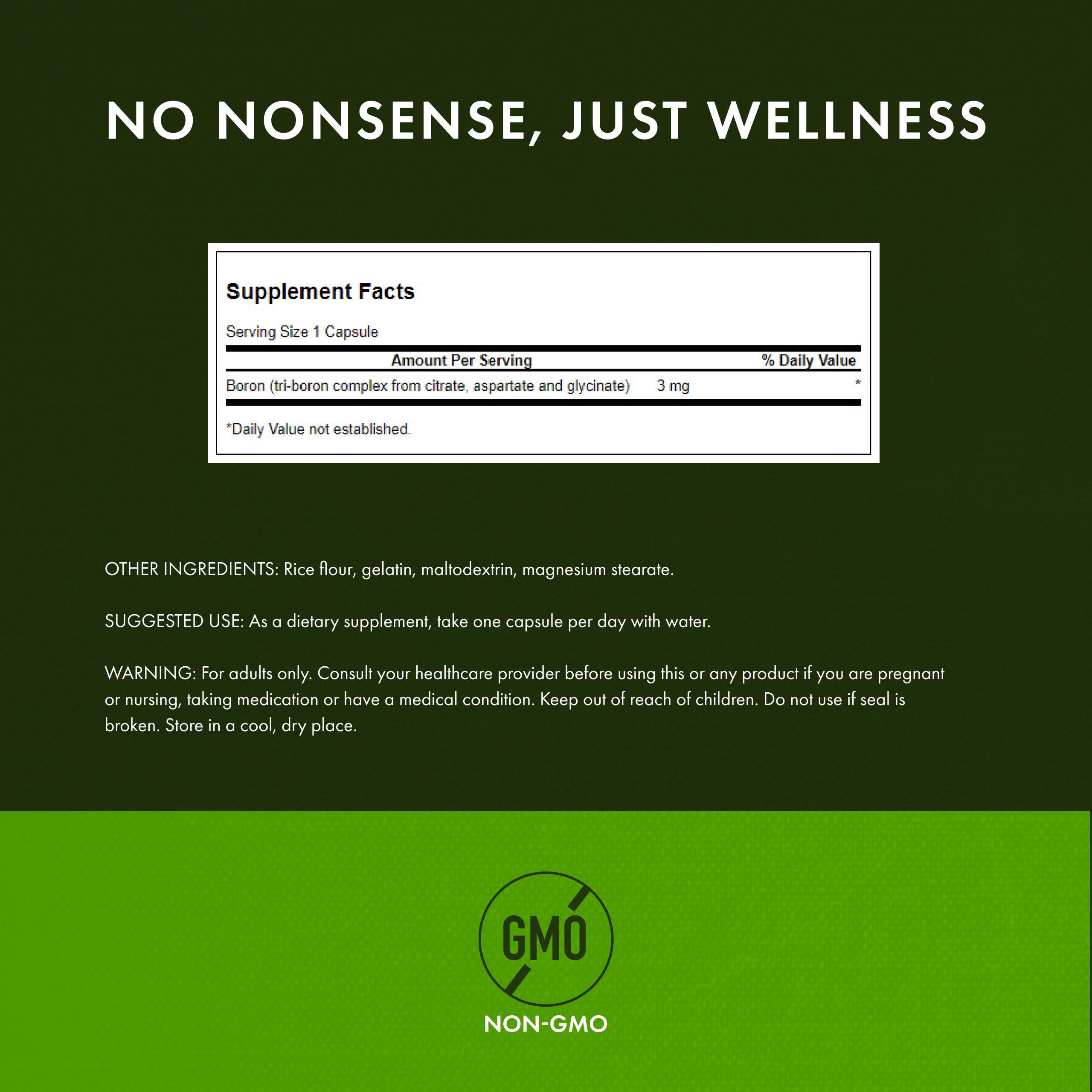 Snapklik.com : Swanson Triple Boron Complex - Natural Bone Health ...