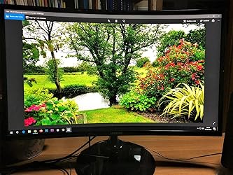 Samsung 27F390 Monitor Curvo FHD da 27", 1920 x 1080, 16.7 Milioni di ...