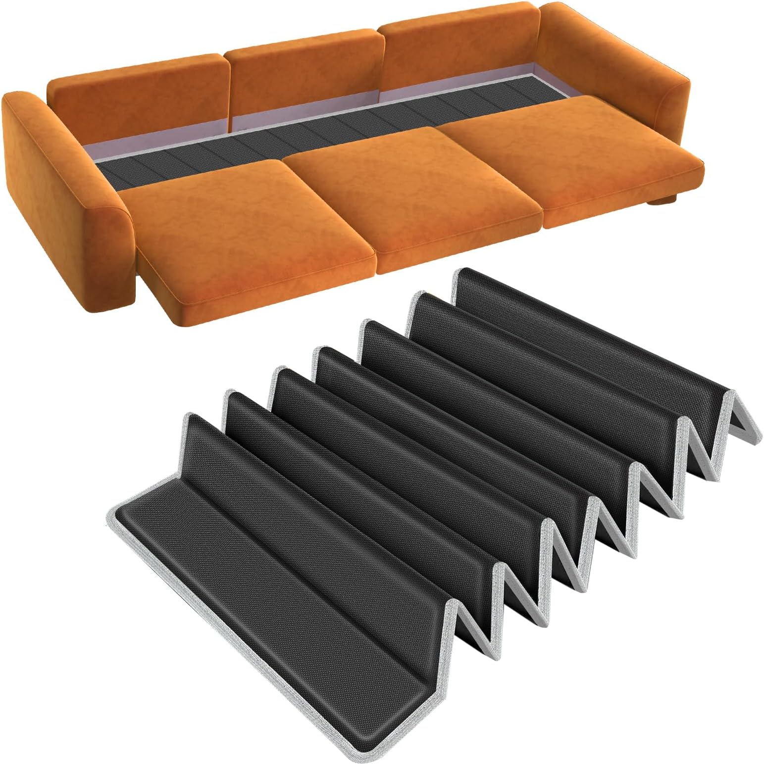 Amazon.com: SEOFA® Couch Cushion Support for Sagging Seats (20" x 65 ...