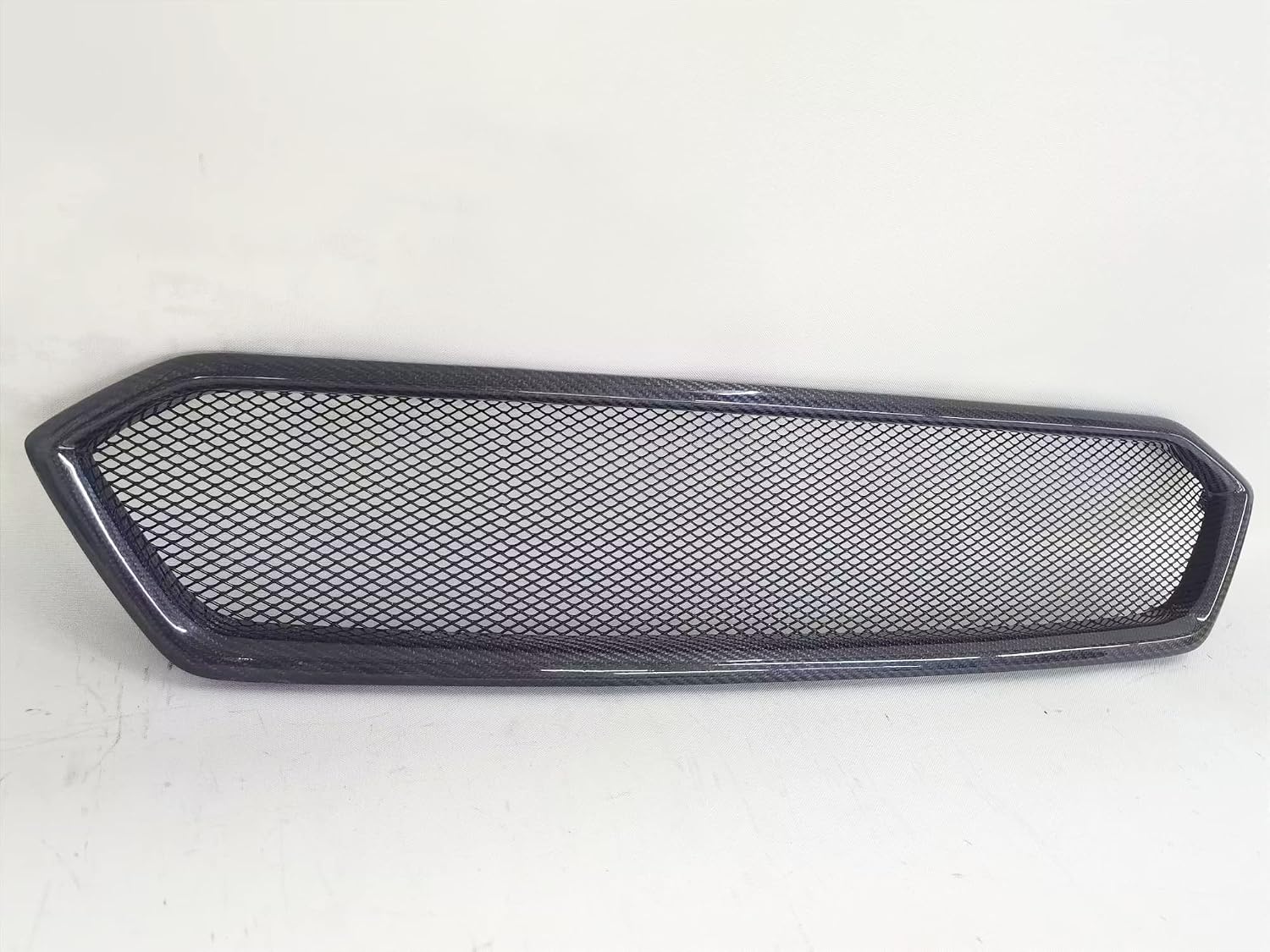 Amazon.com: Carbon Fiber Mesh Grill Front Grille Compatible With Subaru ...
