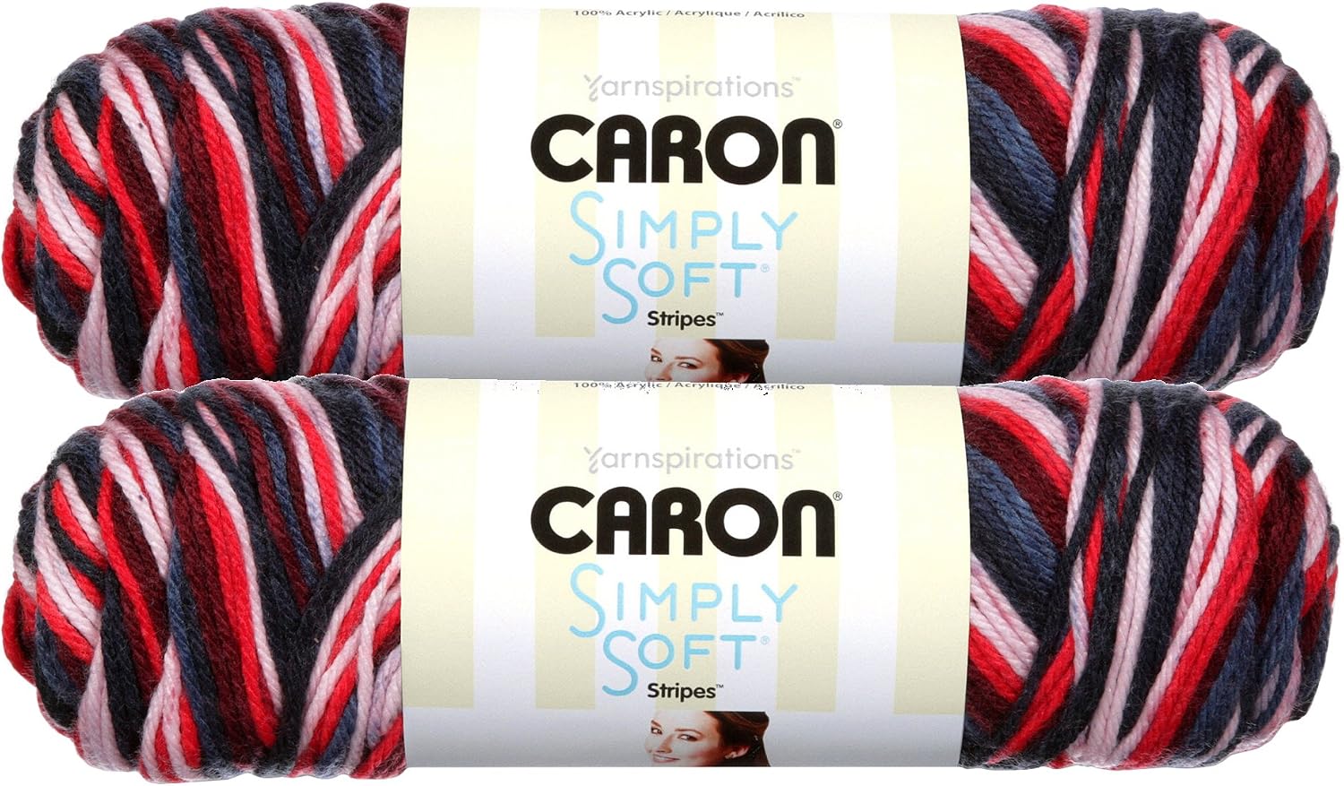 Amazon.com: Simply Soft Stripes Yarn-Golden Gate Bridge