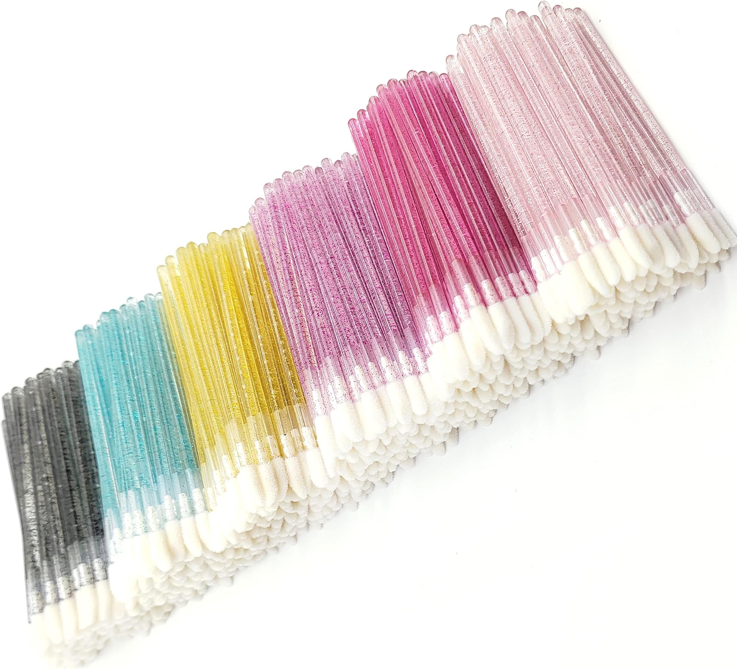 Amazon.com: 100pcs Lip Gloss Wands Disposable Bamboo Handle Lip Brushes ...