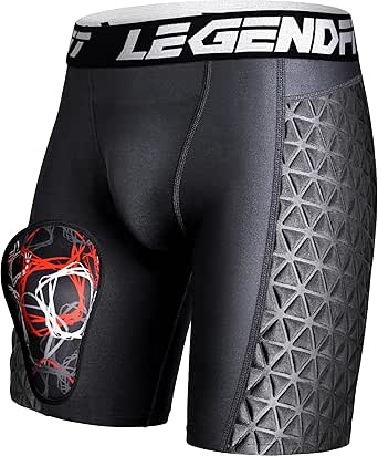 Amazon.com: Legendfit Youth Boys Baseball Sliding Shorts w/Cup ...