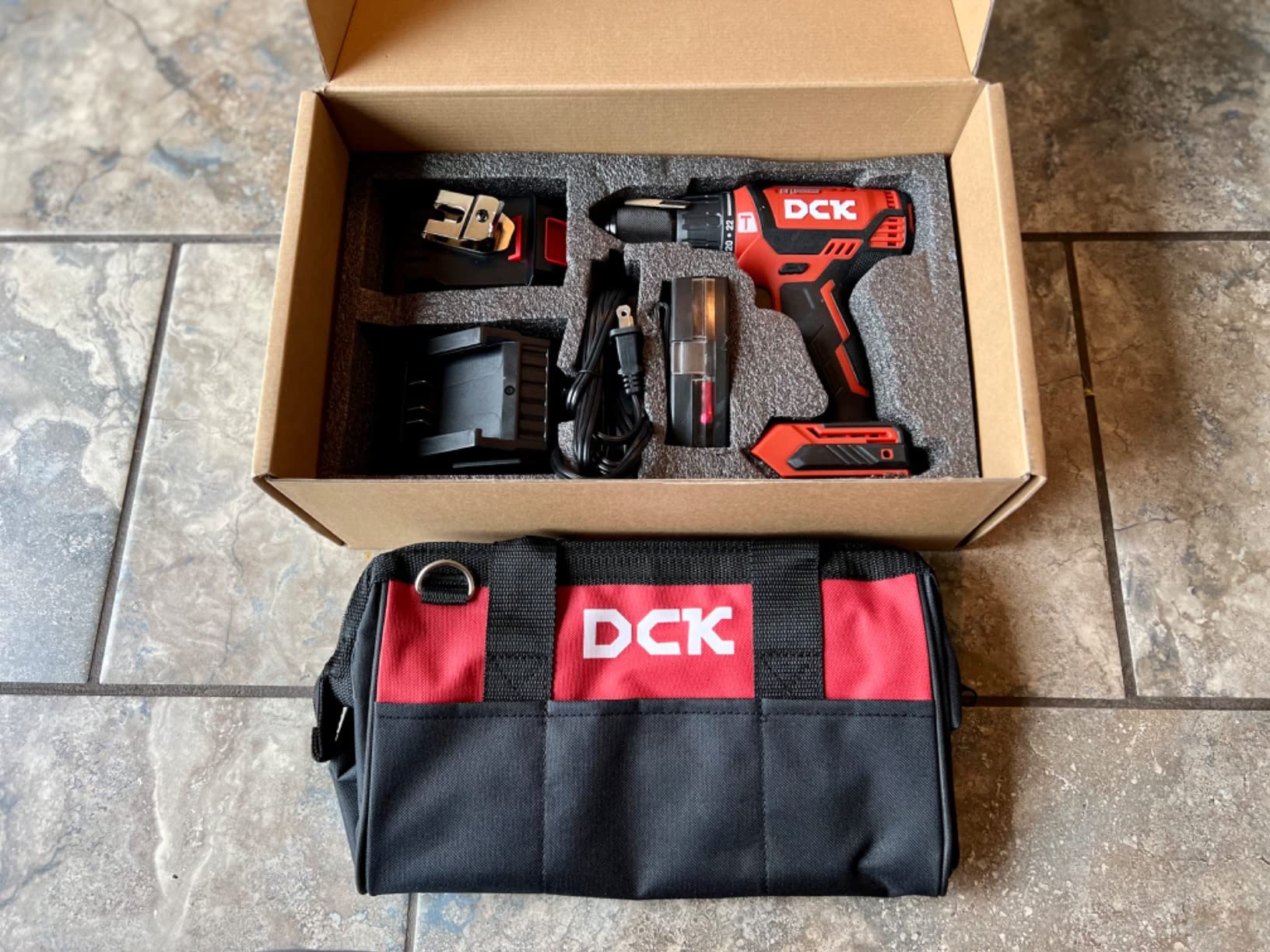 $25/mo - Finance Brushless Cordless Drill Set, DCK 20V Electric Drill ...