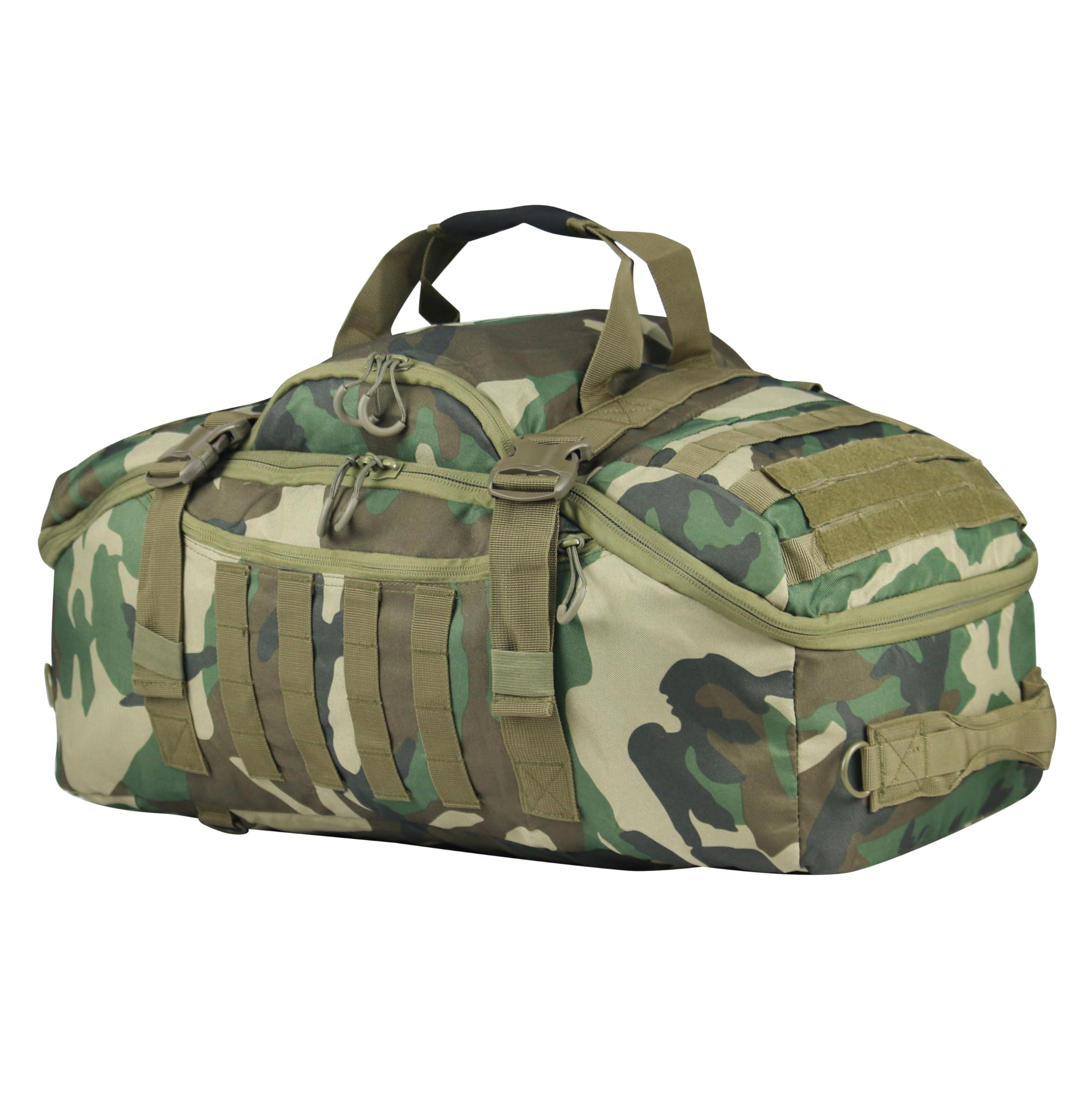 Amazon.com | 3 In 1 Tactical 45L Military Backpack Travel Duffle Bag ...