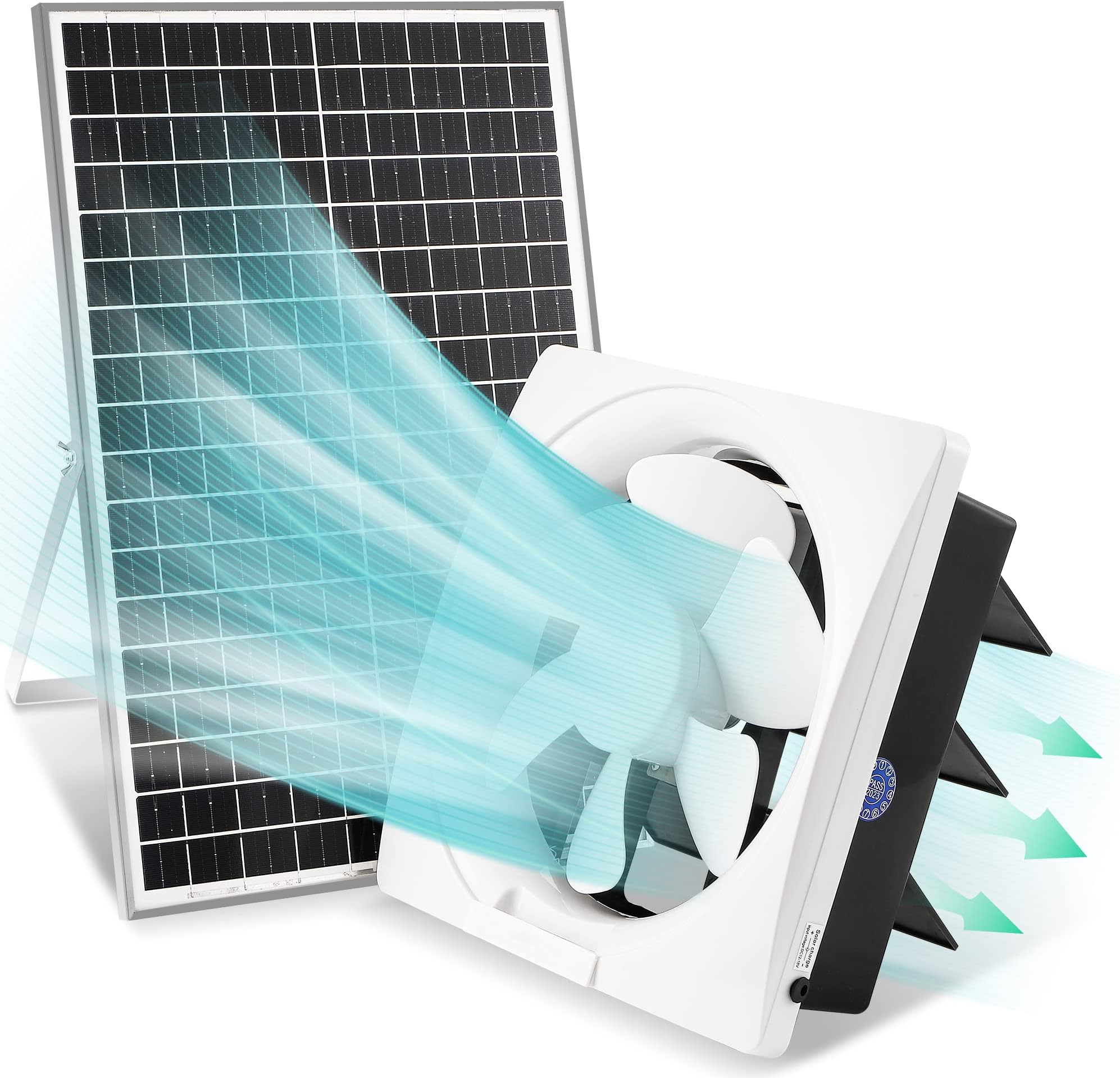 Amazon.com: Spartan Sol Solar Ventilation Fan - Universal Fit for 3 ...
