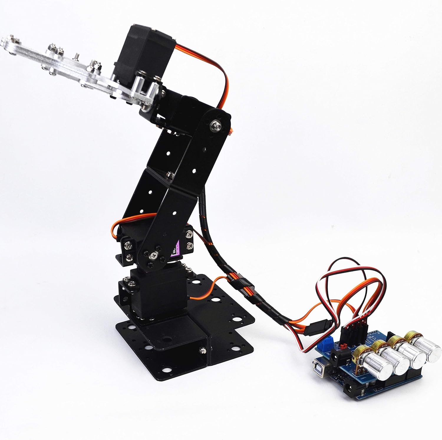 4dof Aluminum Metal Robot arm DIY Robotic Claw Philippines | Ubuy
