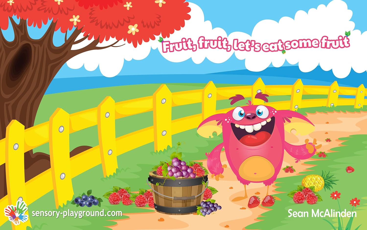 Fruit, fruit, let's eat some fruit: A fun rhyming poem describing the ...
