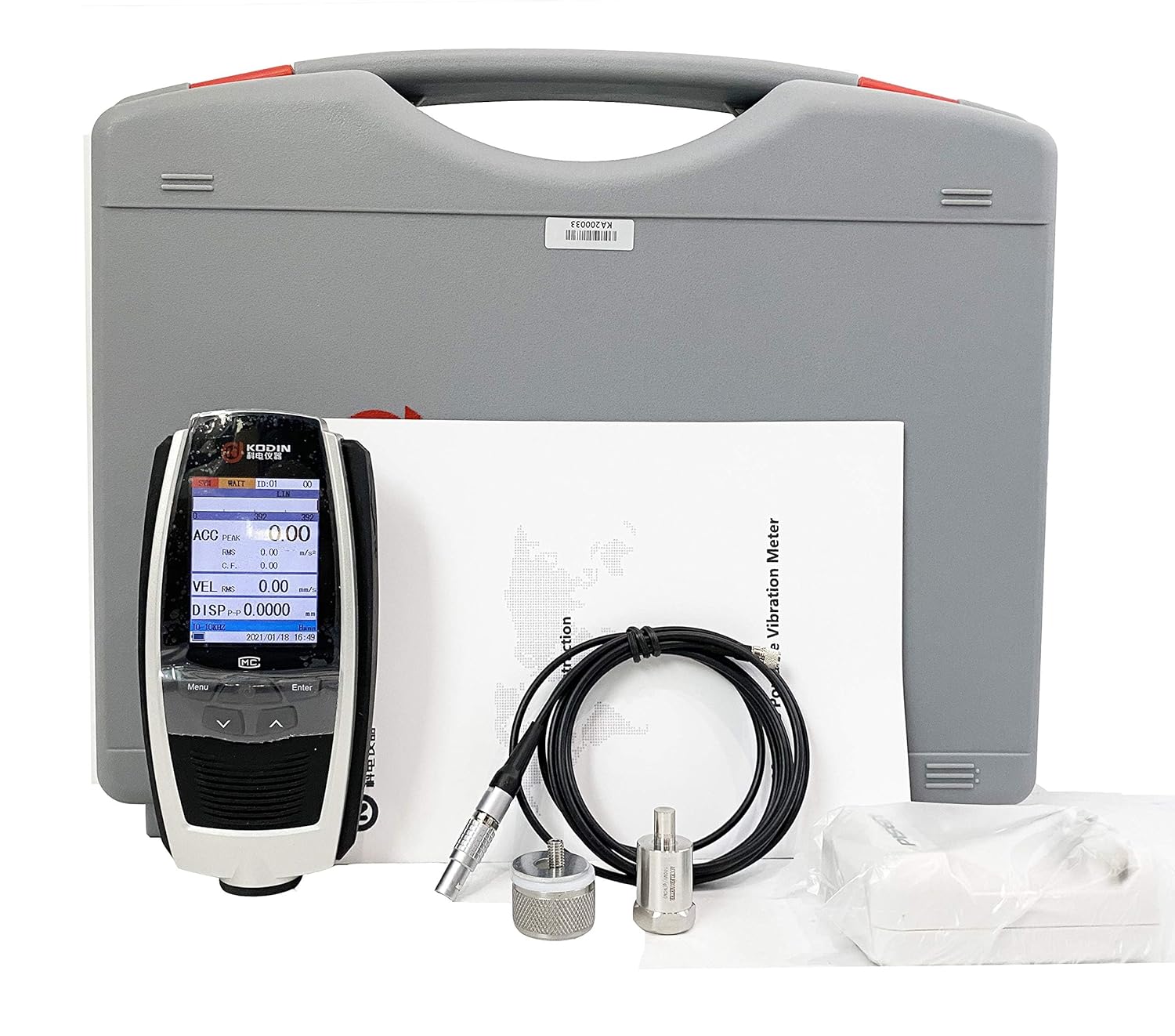 Vibration Meter Analyzer Tester Precise Vibrometer with TFT Color ...