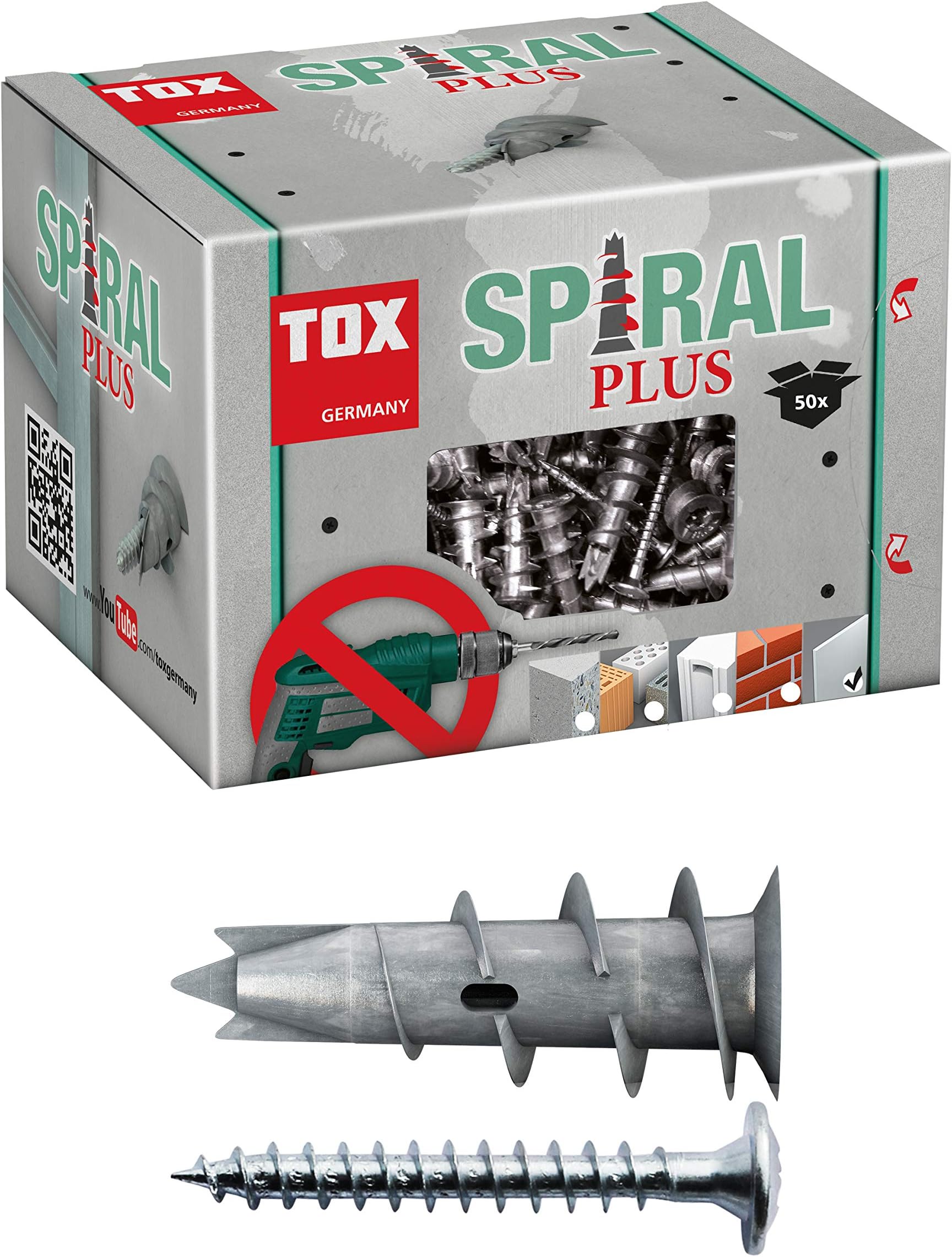 TDDL 50 Set Gipskartondübel Metall Selbstbohrender Rigipsdübel Metall ...