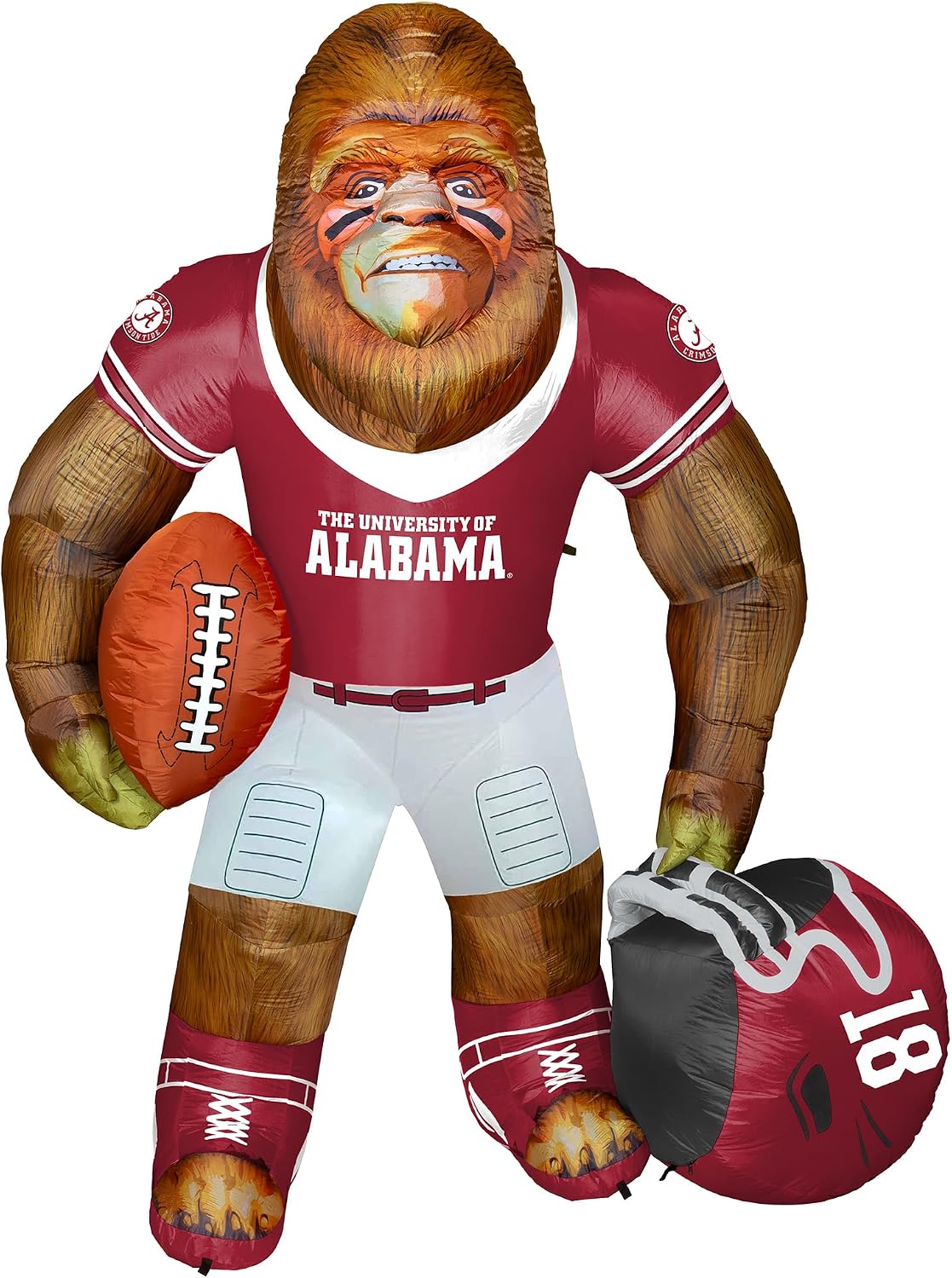 Amazon.com: Alabama Crimson Tide Inflatable Bigfoot Sasquatch Team ...
