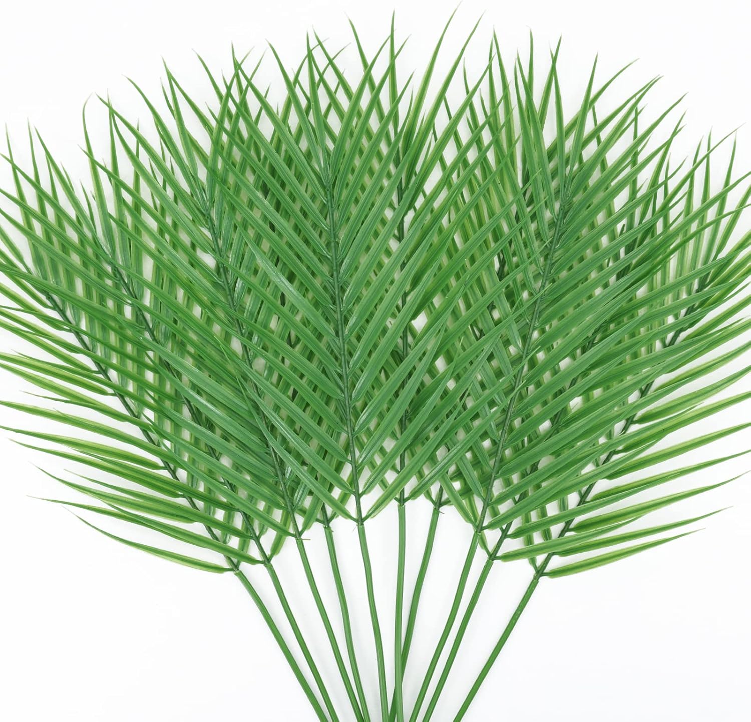 Amazon.com: CEWOR 10pcs Artificial Palm Leaves Material, 28in Long, for ...
