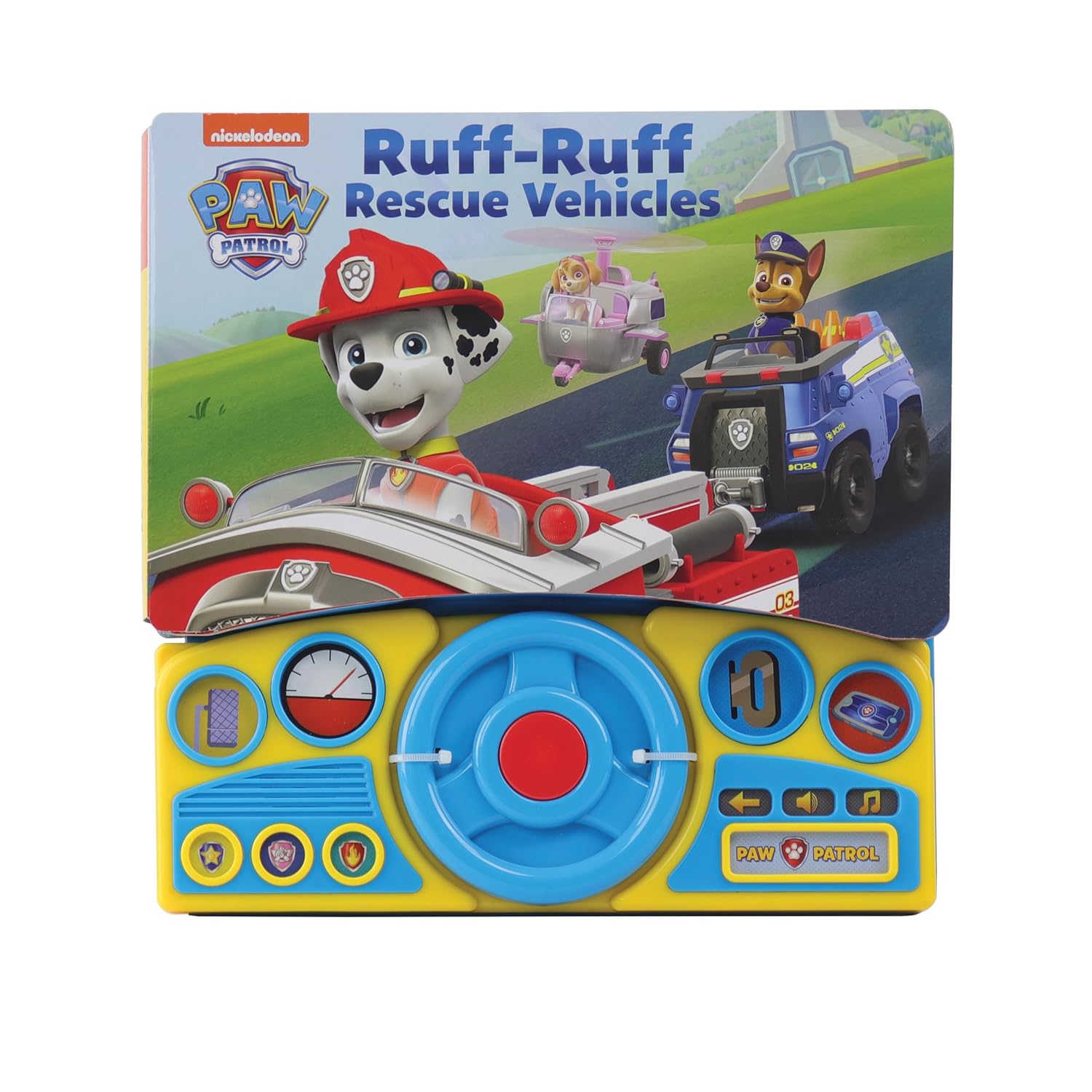 Nickelodeon Paw Patrol: Ruff-Ruff Rescue Vehicles Sound Book: Pi Kids ...
